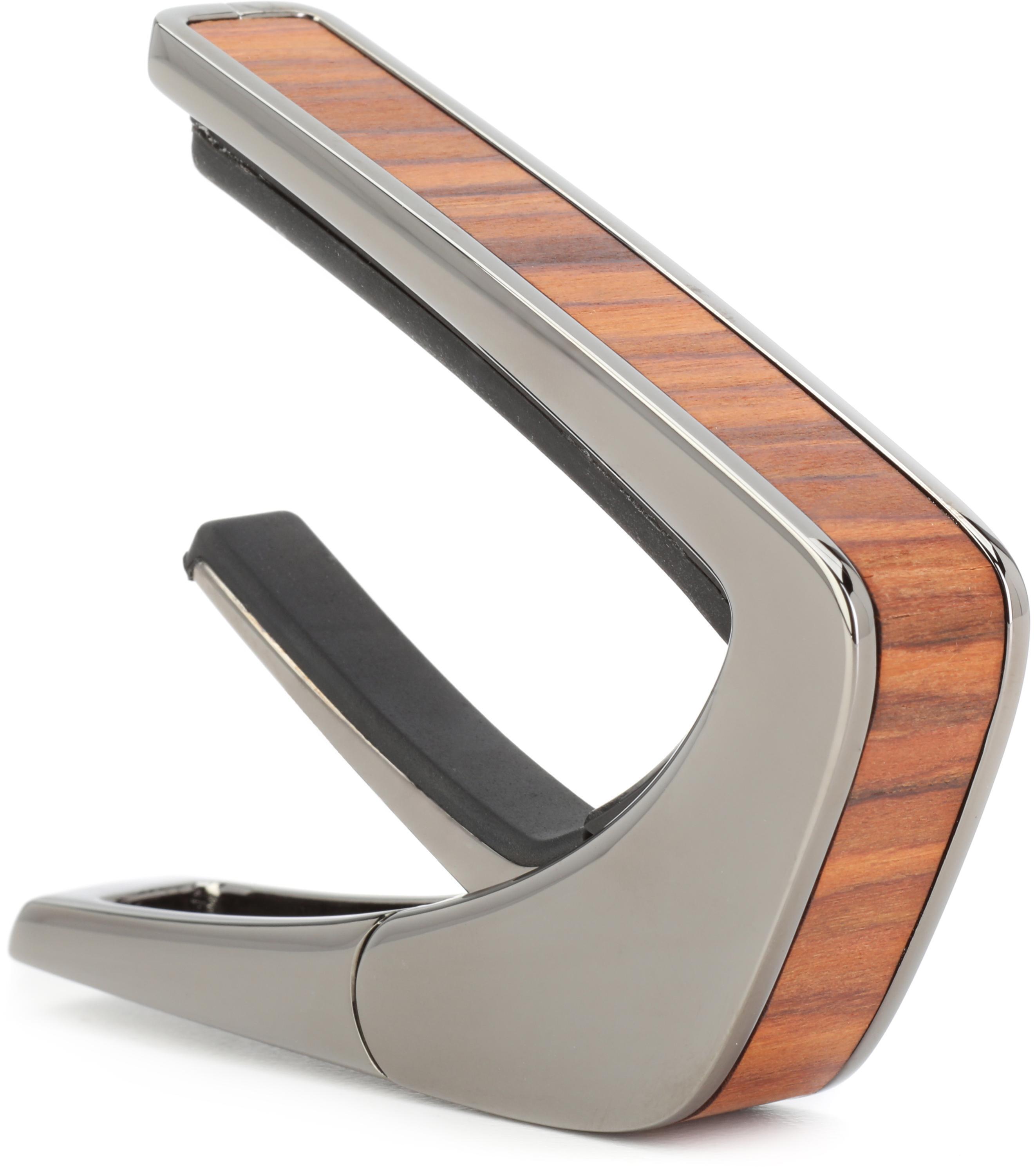 Thalia Wood Collection Capo - Black Chrome with Santos Rosewood ...