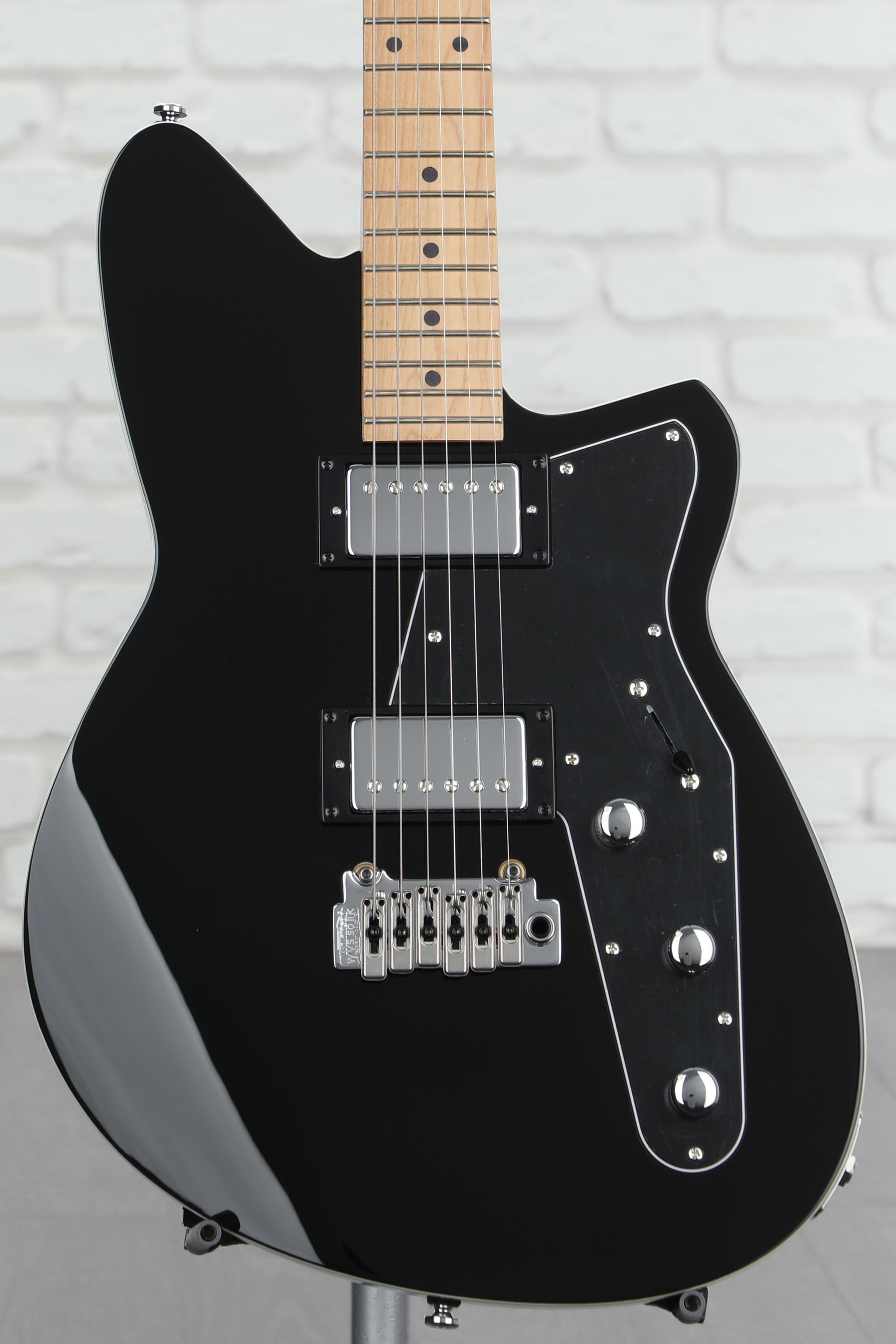 Reverend Jetstream HB Solidbody Electric Guitar - Midnight Black, Maple ...