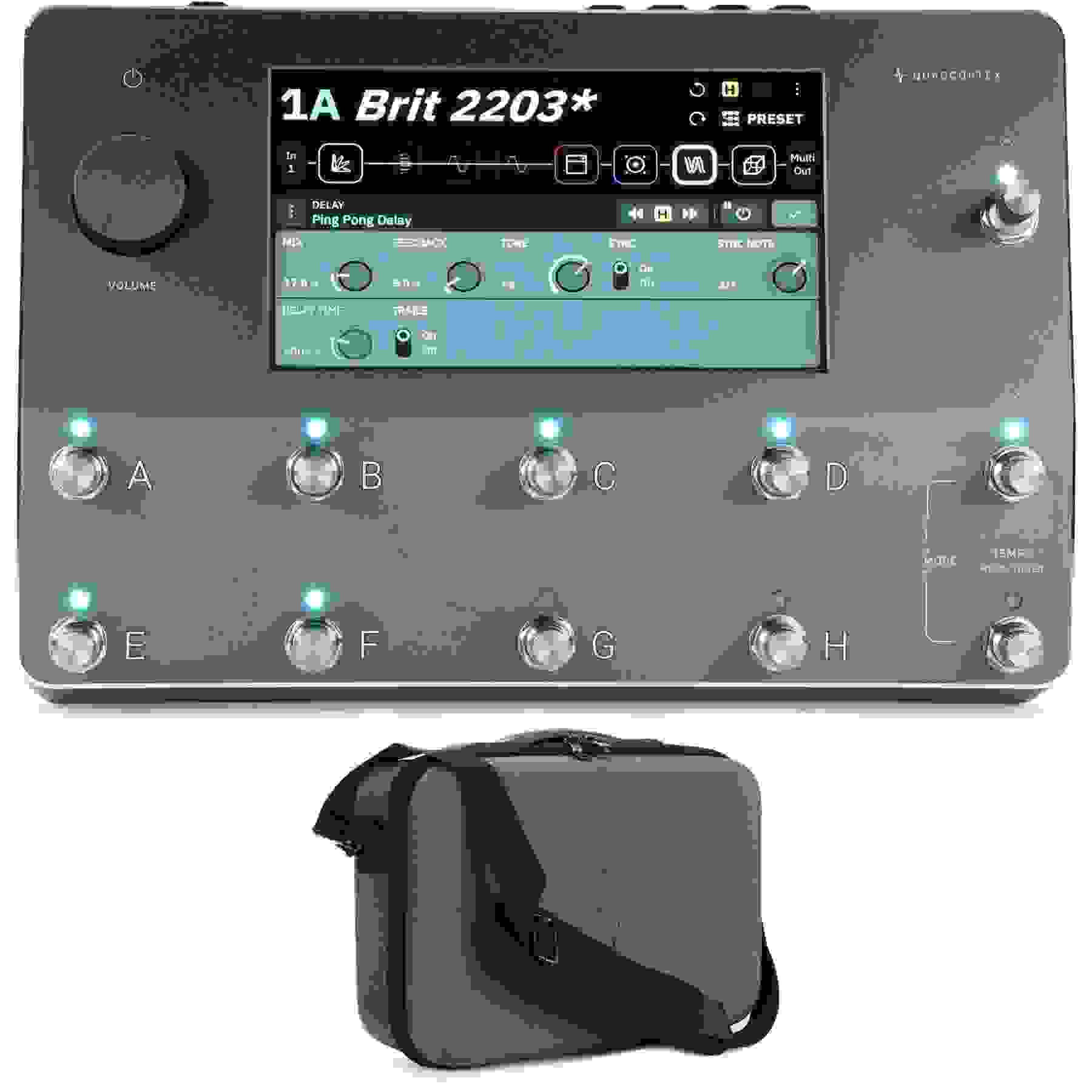 Neural DSP Quad Cortex Quad-Core Digital Effects Modeler/Profiling Floorboard with Gig Case ...