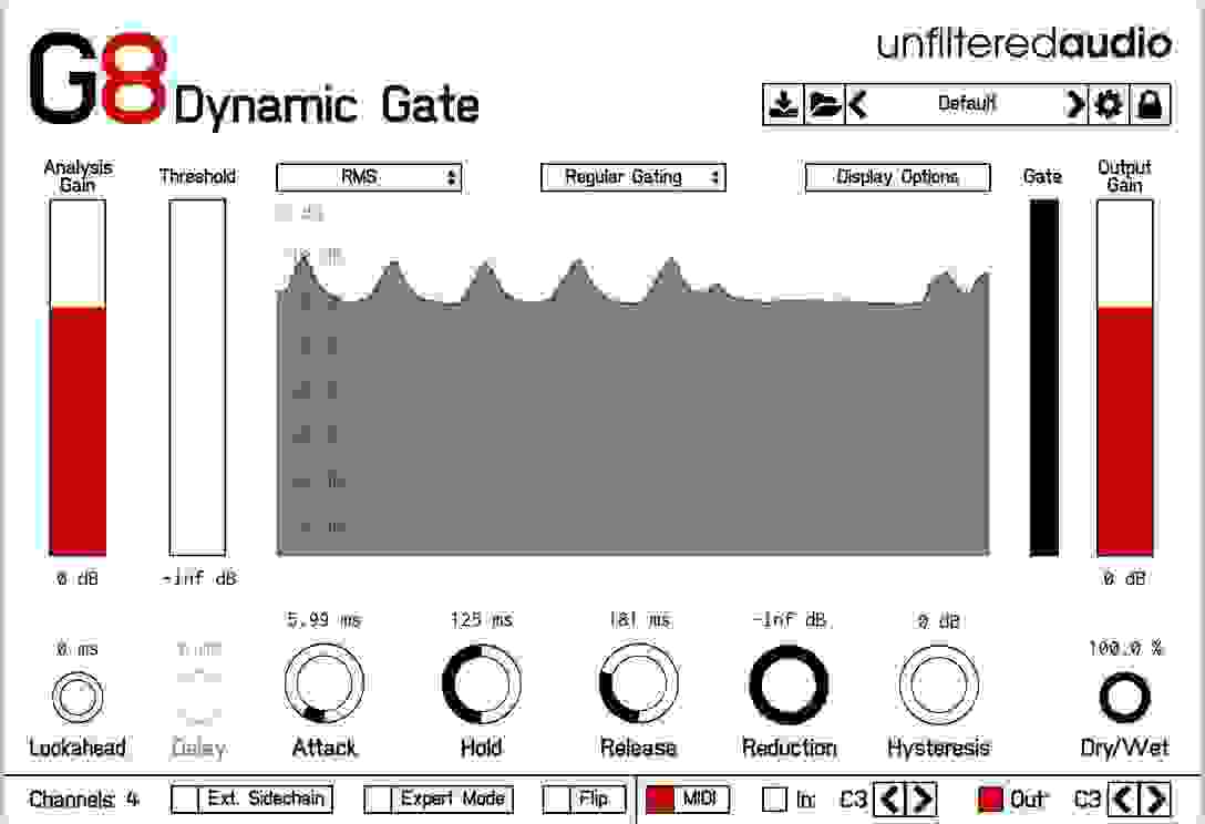 Unfiltered Audio Unfiltered Audio G8 Dynamic Gate Plug-in | Sweetwater