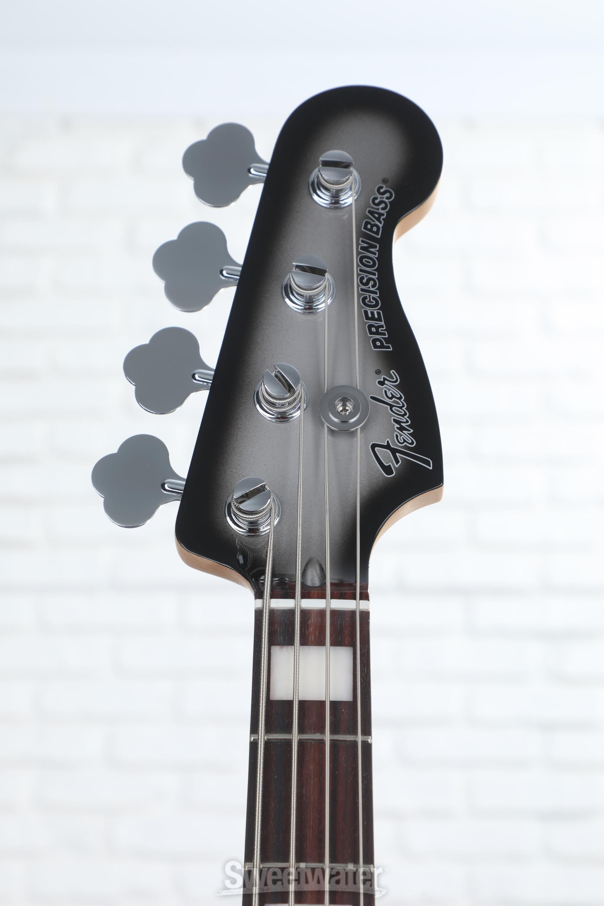 Fender Troy Sanders Precision Bass 4-string Bass Guitar - Silverburst ...