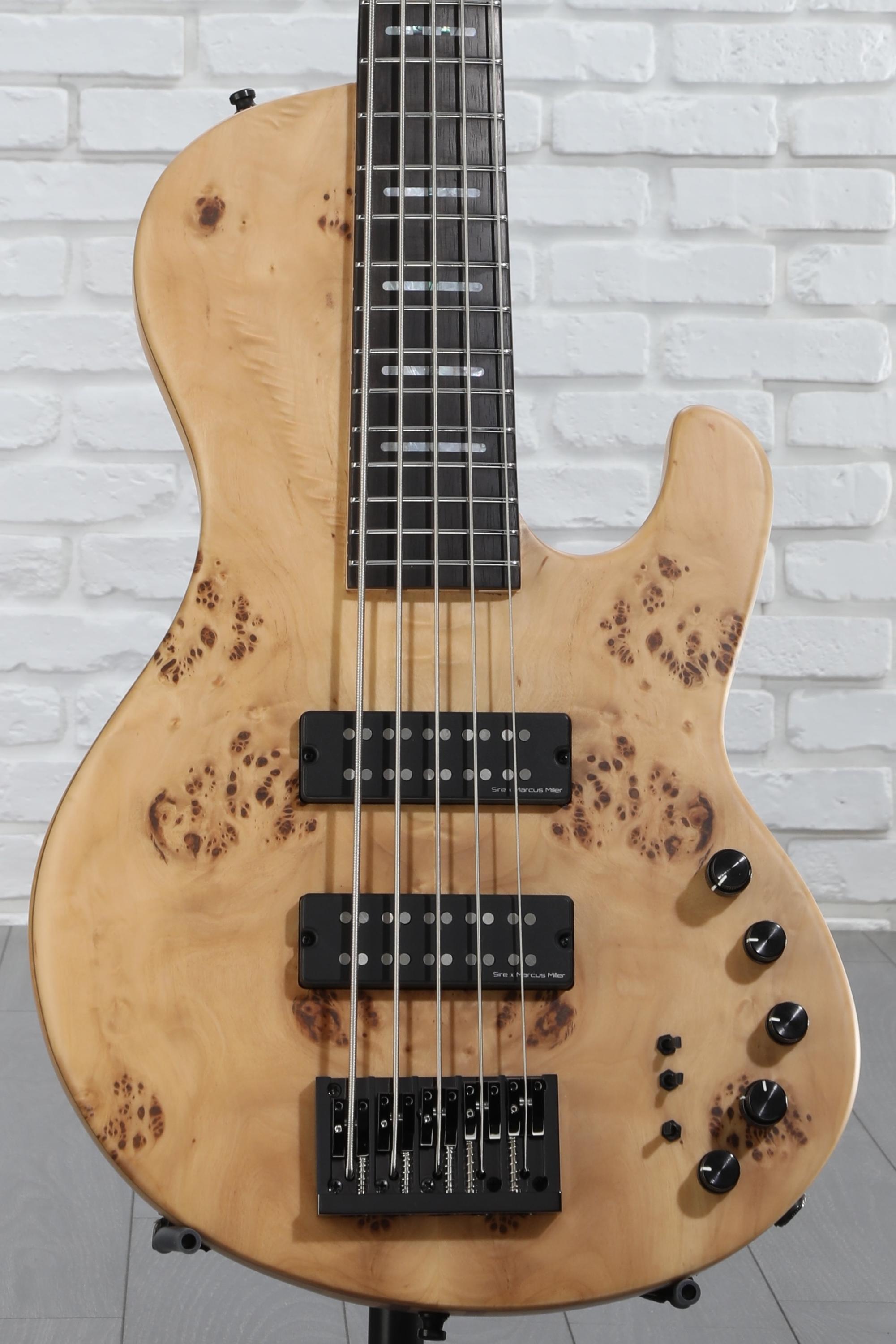 Sire Marcus Miller F10 5-string Bass Guitar - Natural Satin | Sweetwater