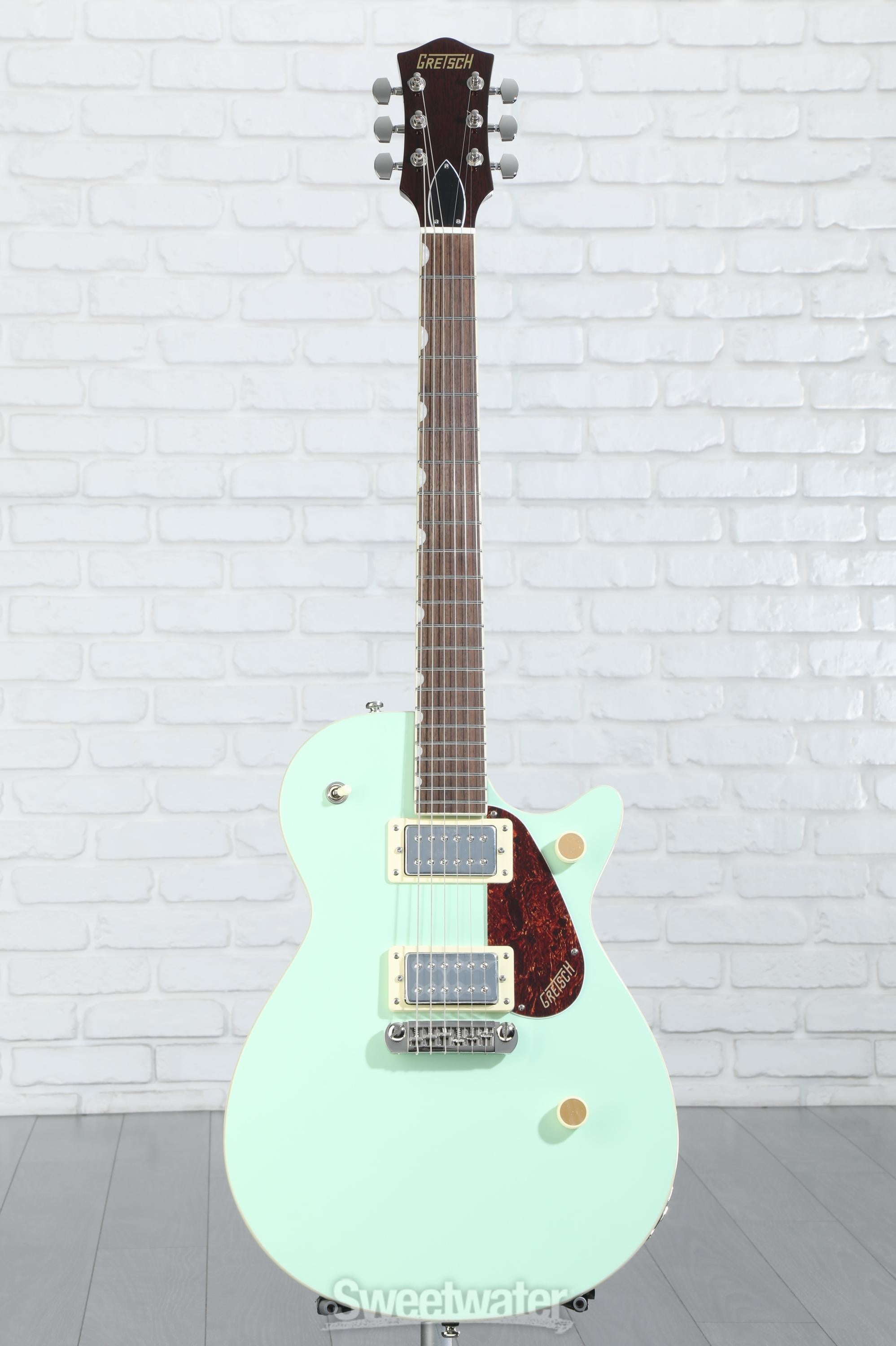 Gretsch Streamliner Jet Club Singlecut Electric Guitar - Mint Metallic ...