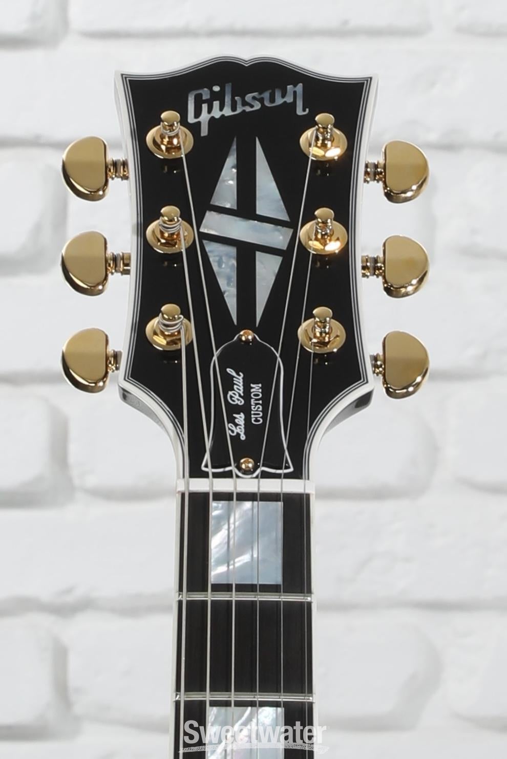 Gibson Custom Made to Measure Les Paul Custom Electric Guitar - Ebony ...