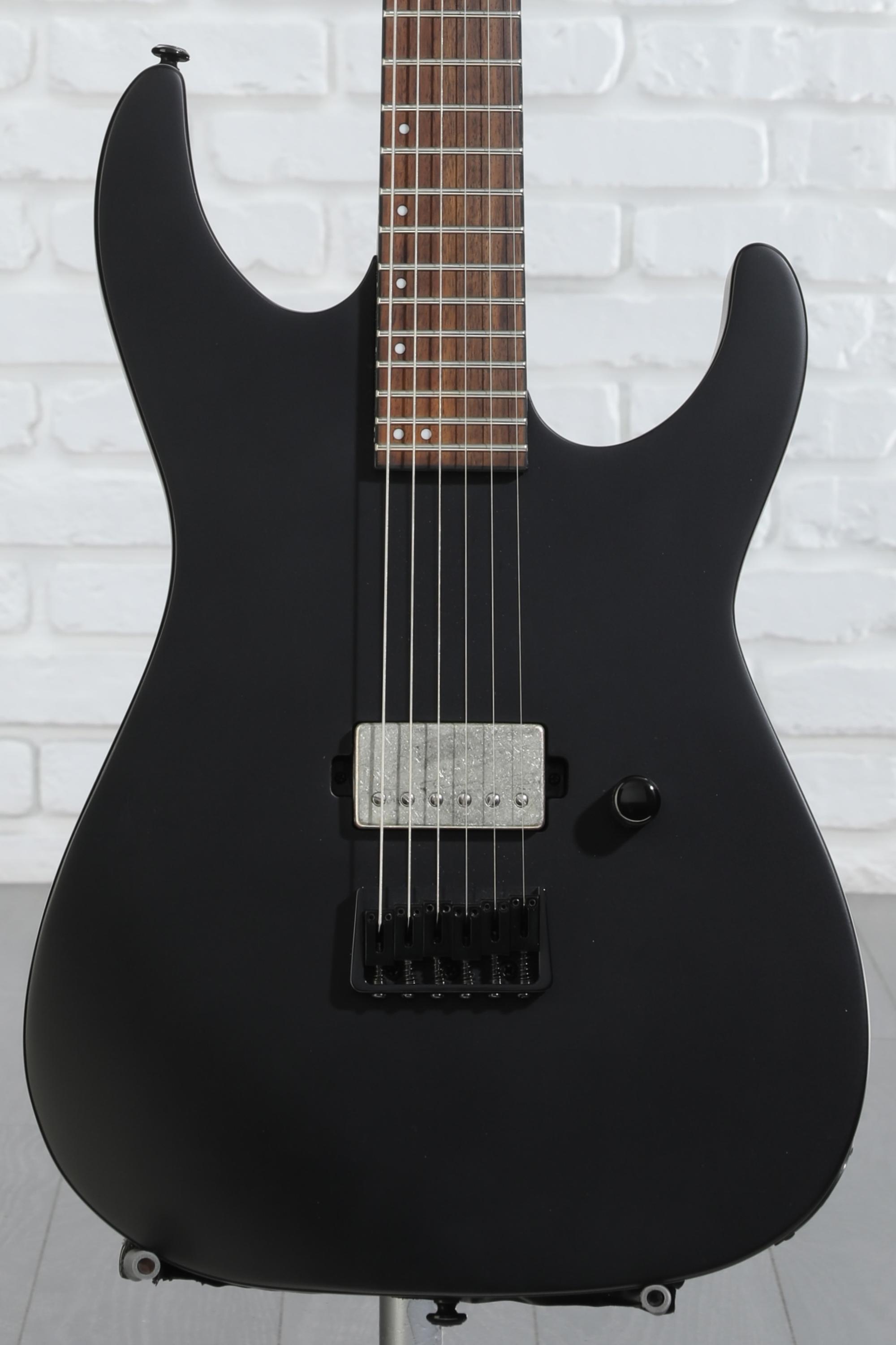 ESP LTD M-201 HT Electric Guitar - Black Satin | Sweetwater