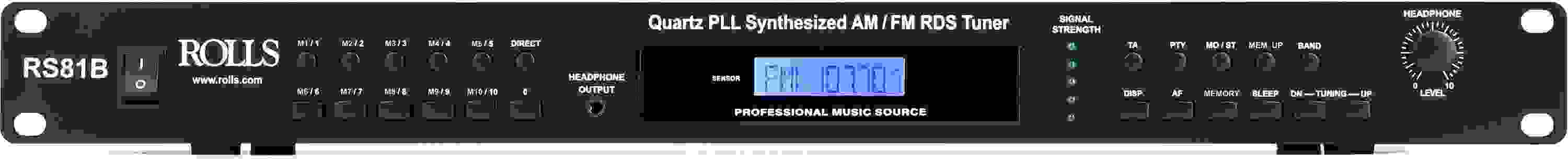 Rolls RS81B AM/FM Tuner | Sweetwater