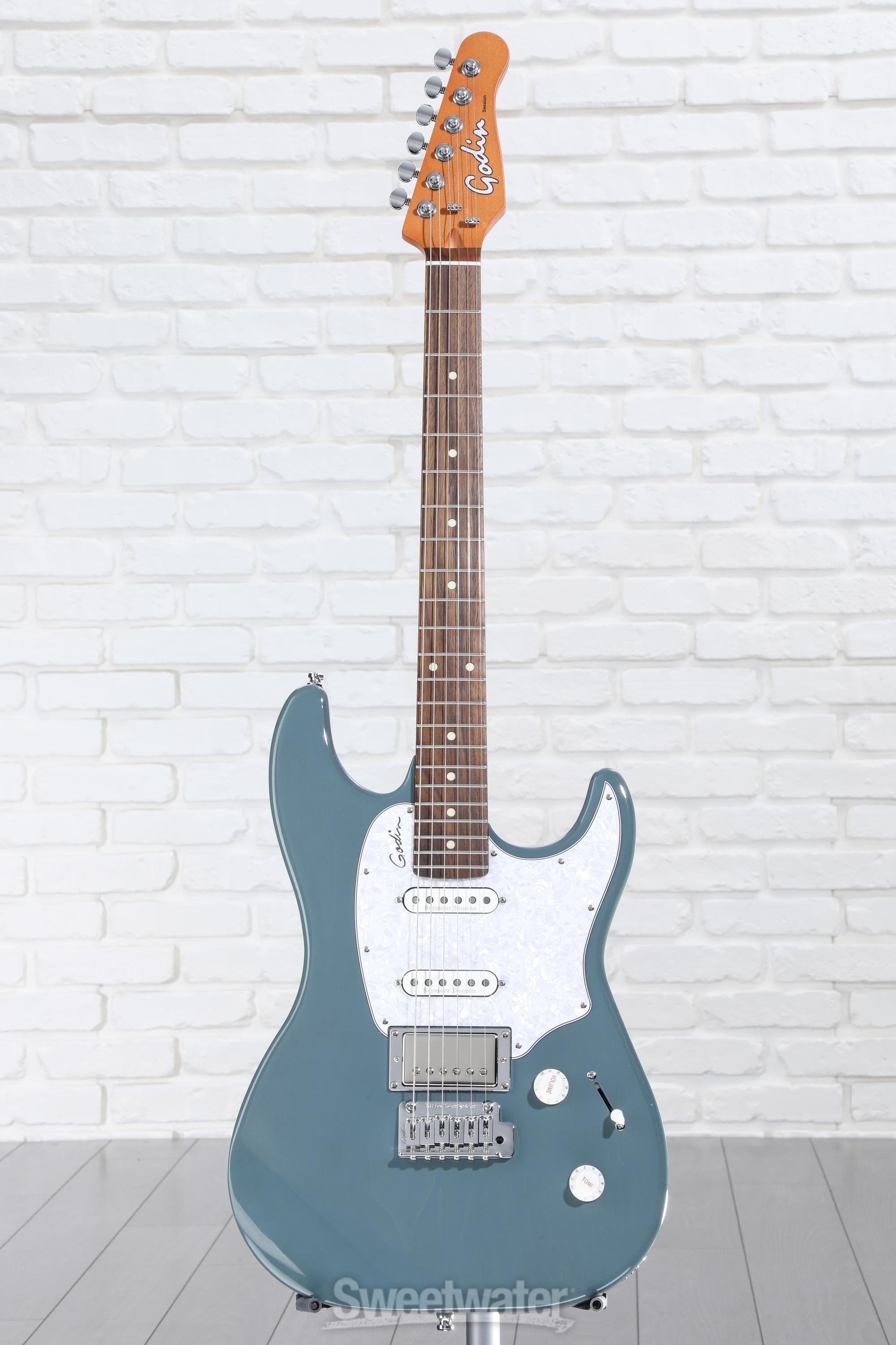Godin Session T-Pro Electric Guitar - Arctik Blue with Rosewood ...