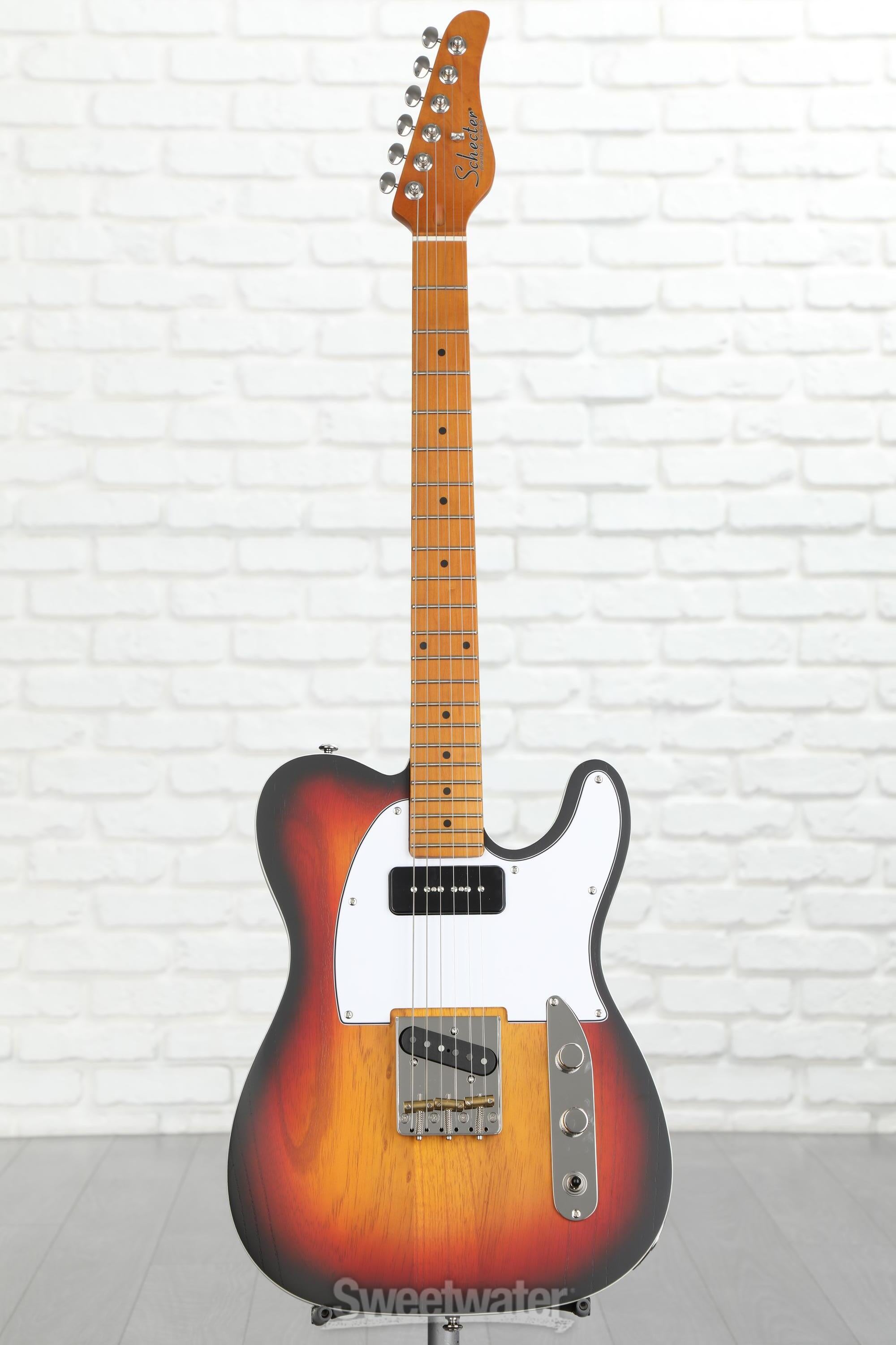 Schecter PT Special Electric Guitar - 3-Tone Sunburst Pearl | Sweetwater