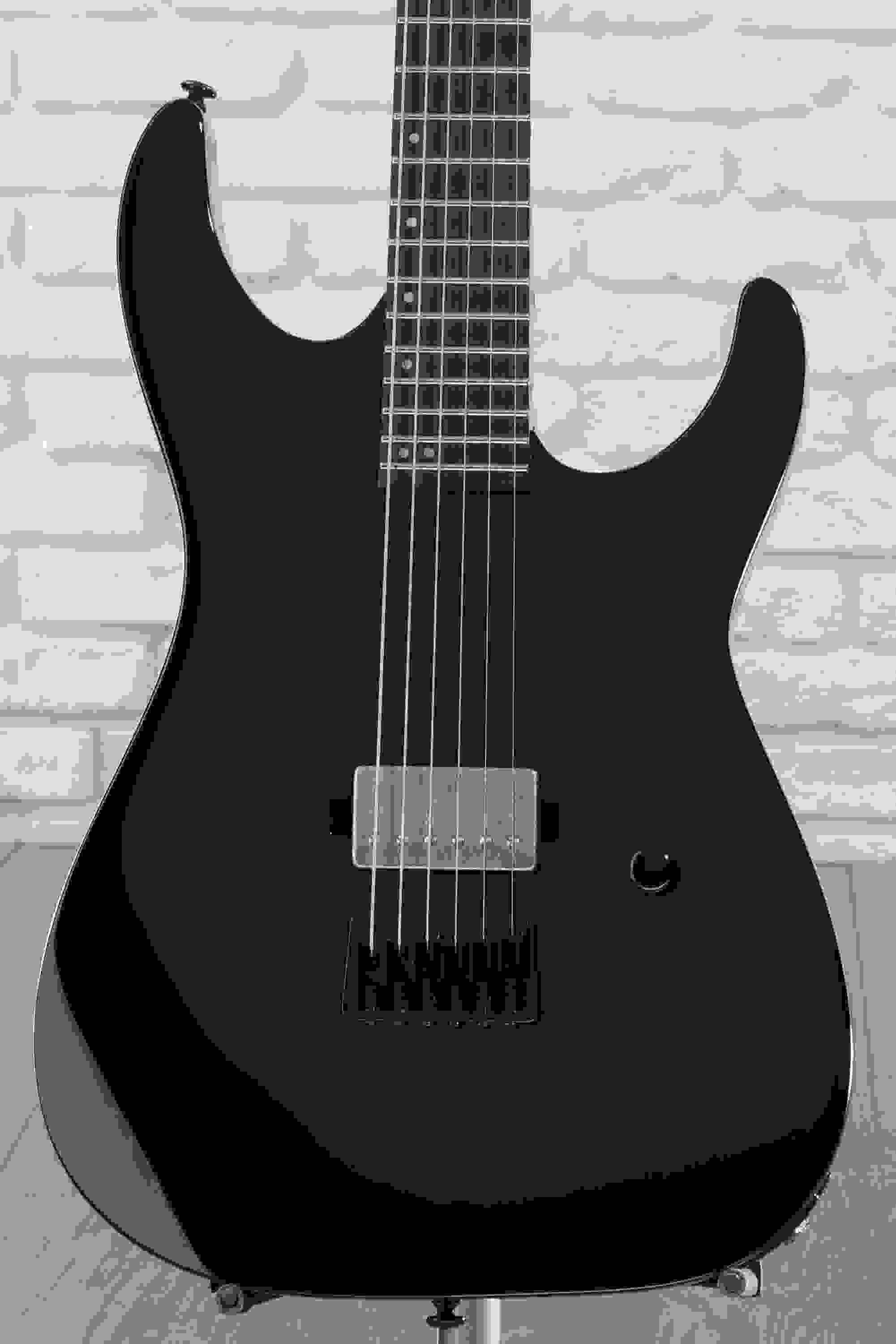 ESP LTD M-201B Baritone Electric Guitar - Black | Sweetwater