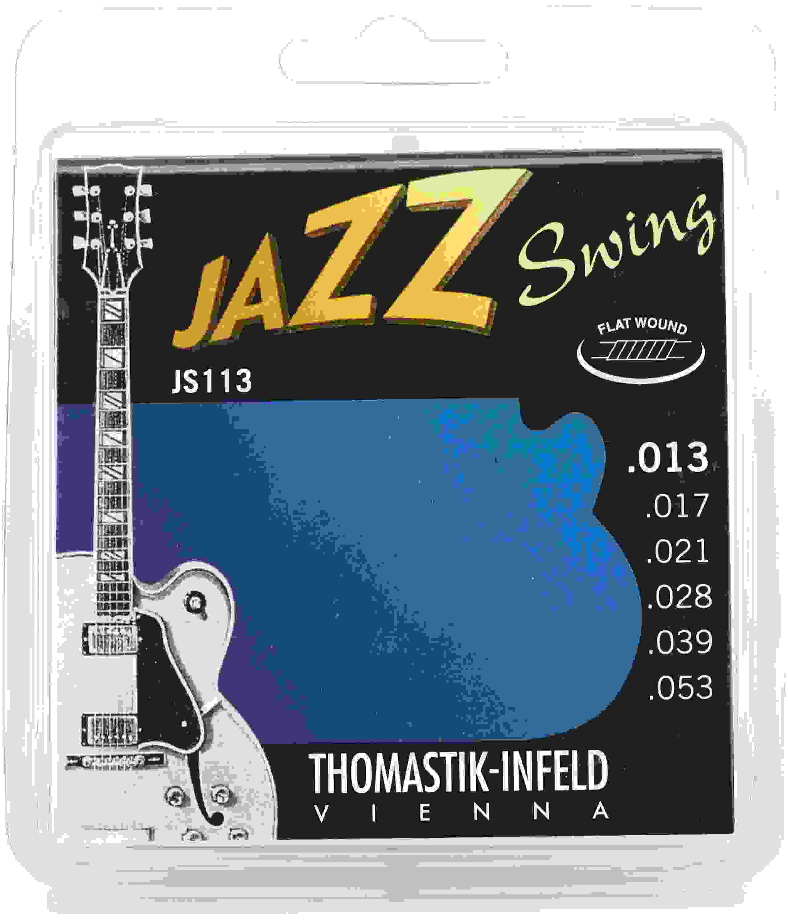 Thomastik-Infeld JS113 Jazz Swing Flatwound Electric Guitar Strings ...