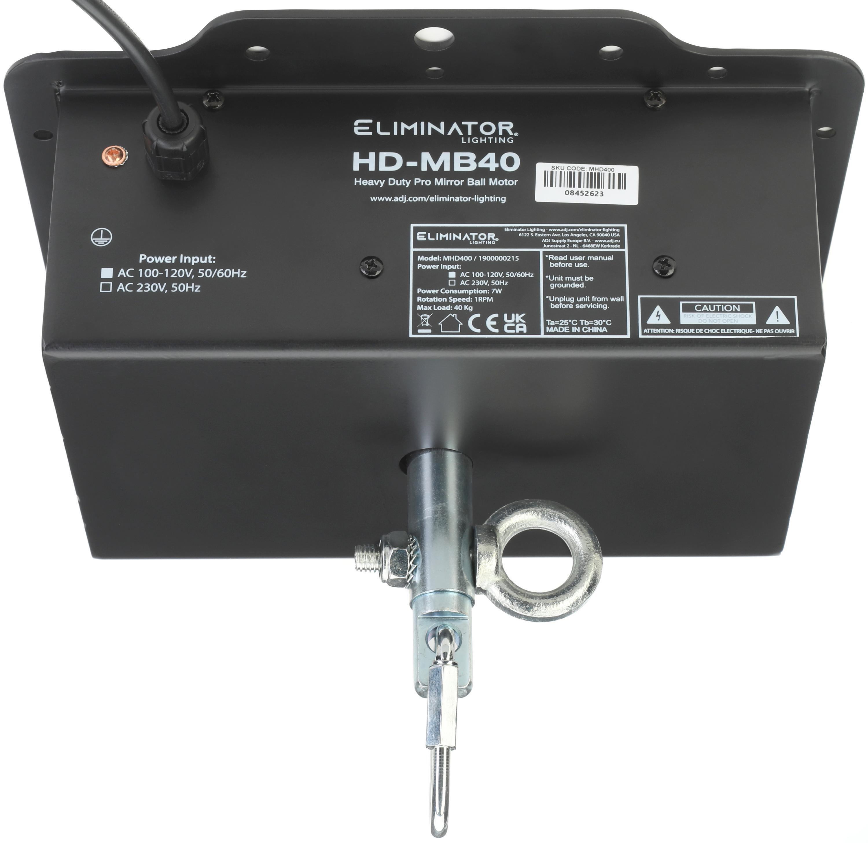 Eliminator HD-MB40 Heavy-duty Mirror Ball Motor | Sweetwater