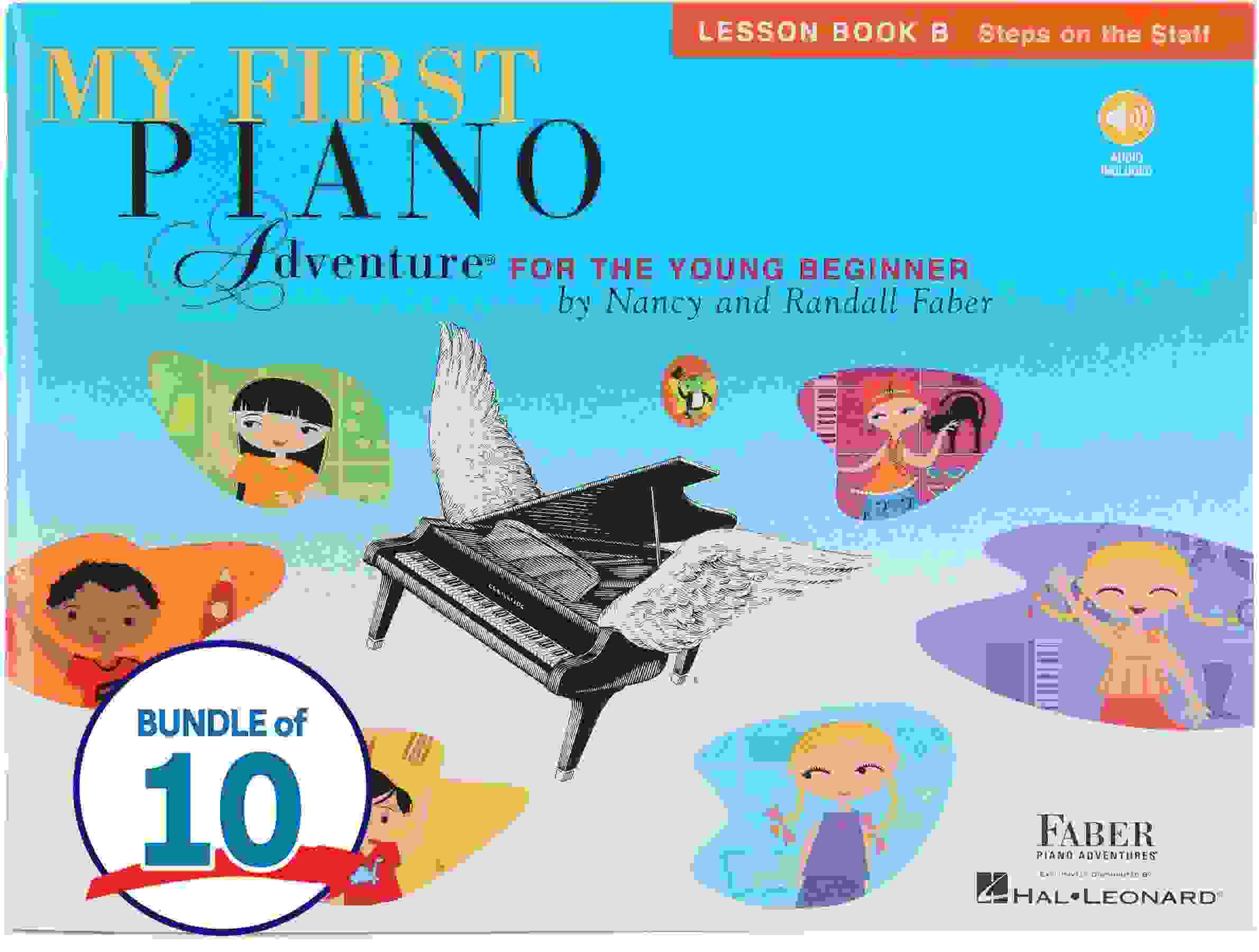 Faber Piano Adventures My First Piano Adventure (10 Pack) - Lesson Book ...