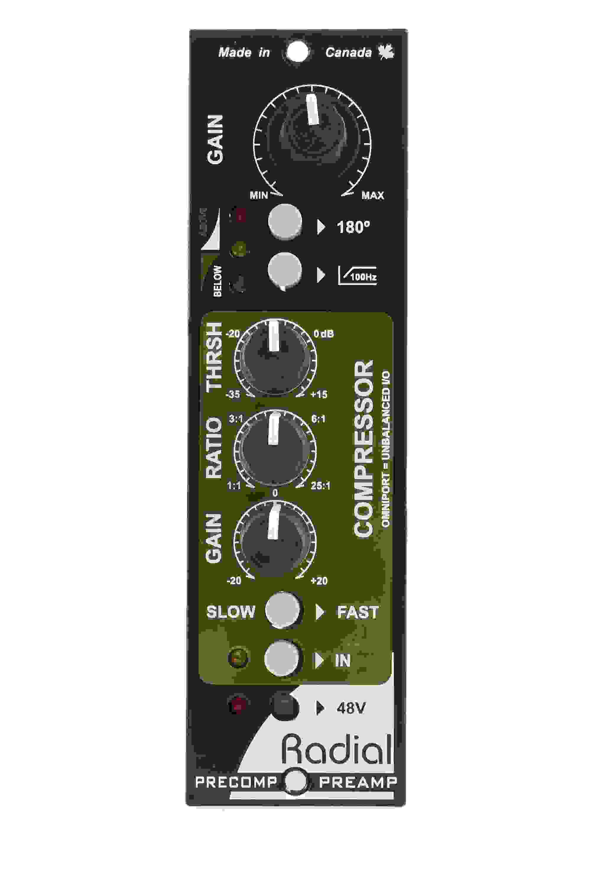 Radial PreComp Microphone Preamp & Compressor | Sweetwater