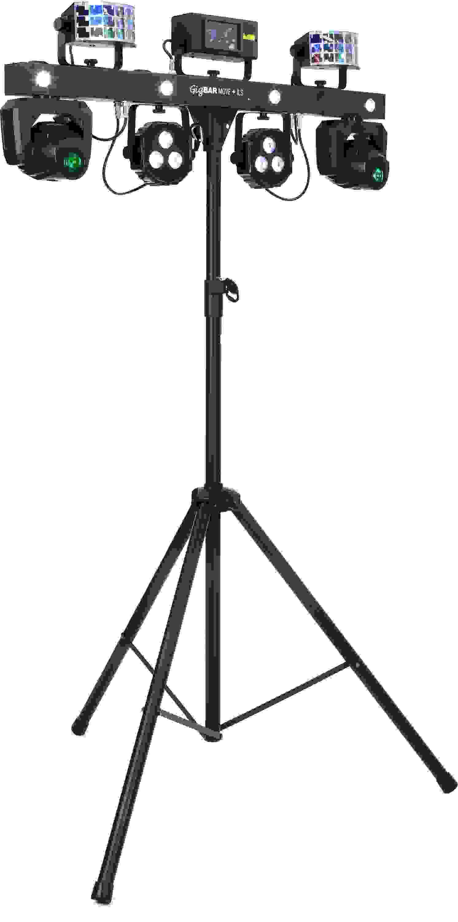 Chauvet DJ Gig Bar Move + ILS 5-in-1 LED Lighting System with 2 Moving ...