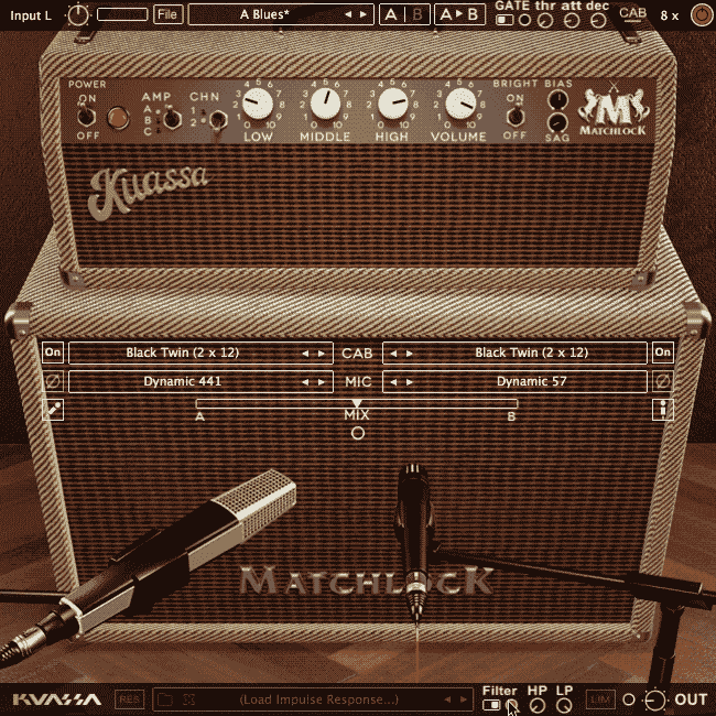 Kuassa Amplifikation Matchlock Guitar Amplifier Plug-in | Sweetwater