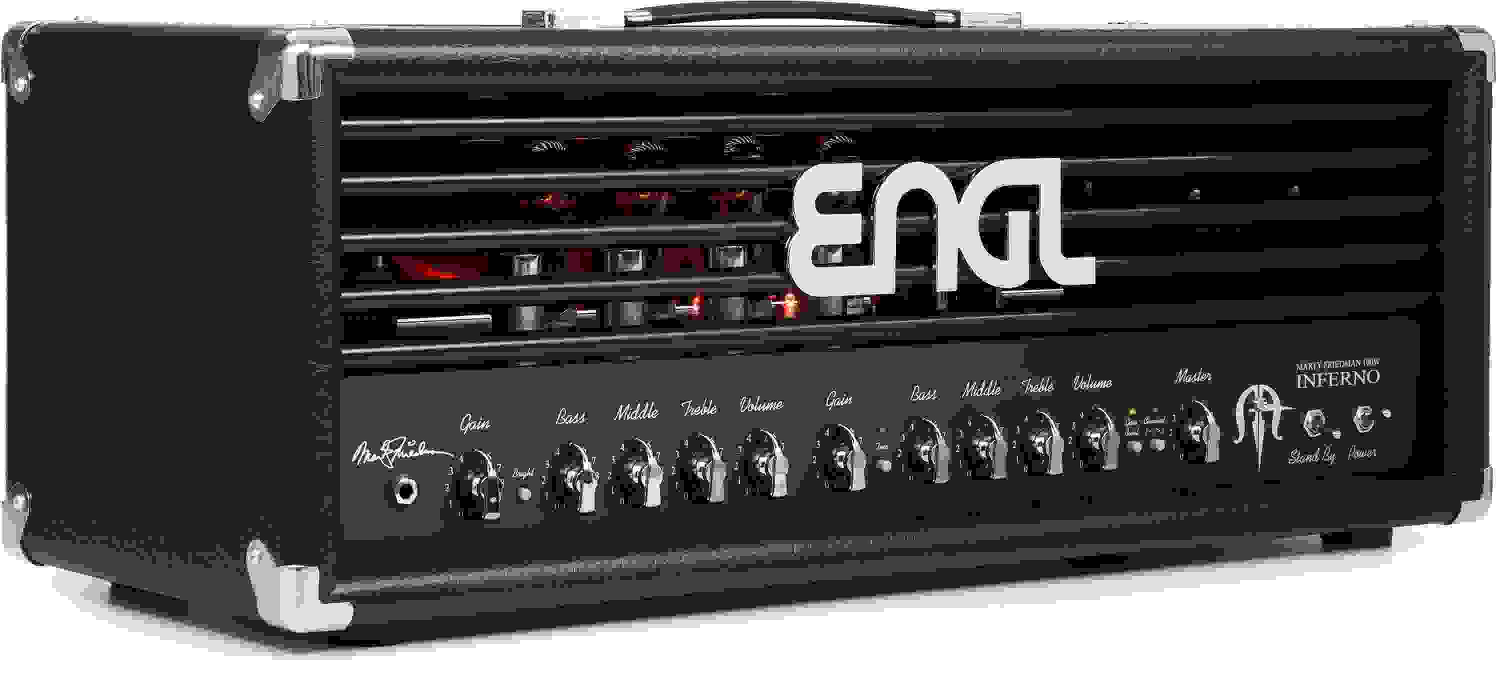 ENGL Amplifiers Marty Friedman "Inferno" Signature E766 100-watt Tube Amplifier Head - Blackout ...