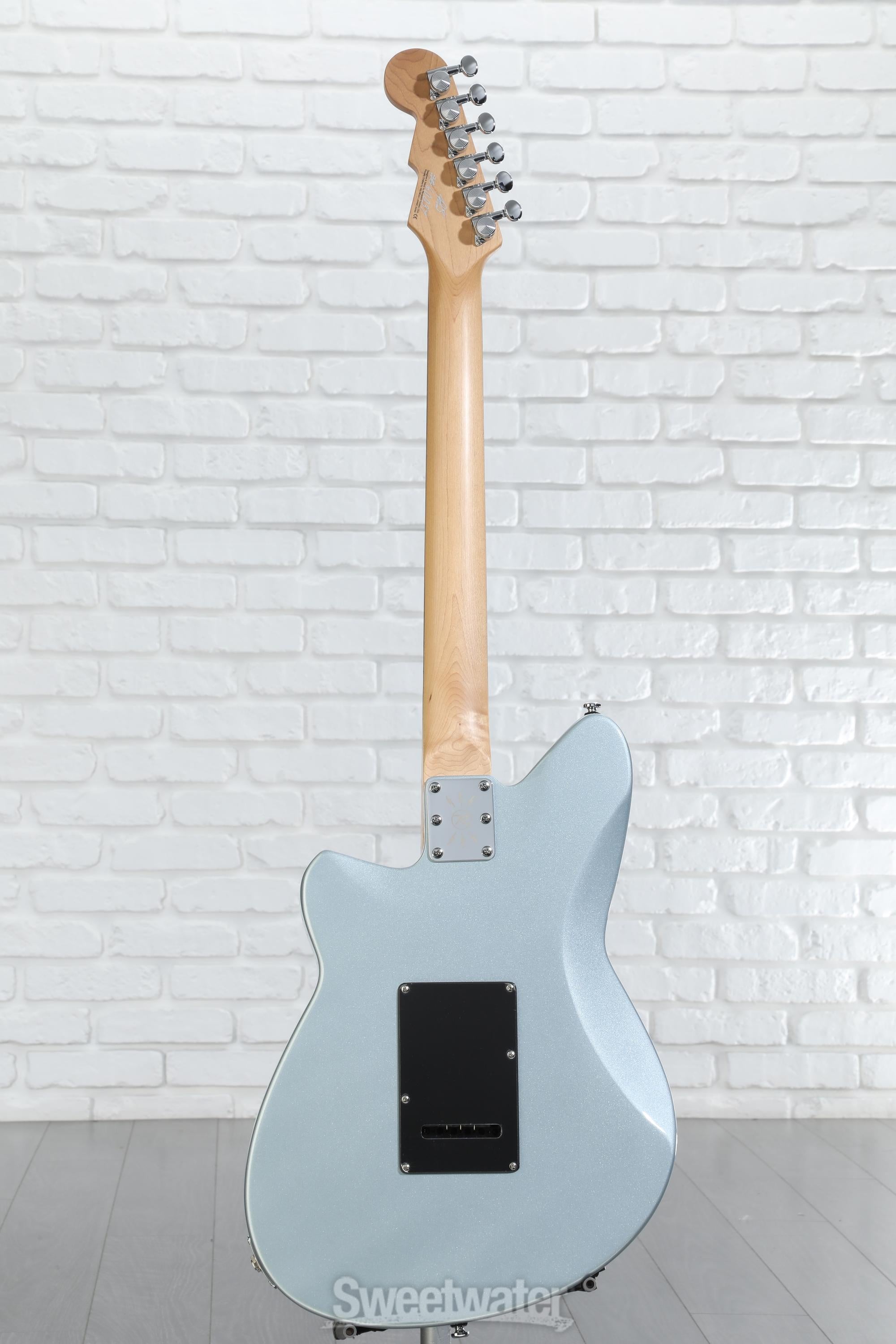 Reverend Double Agent W Electric Guitar - Metallic Silver Freeze with ...