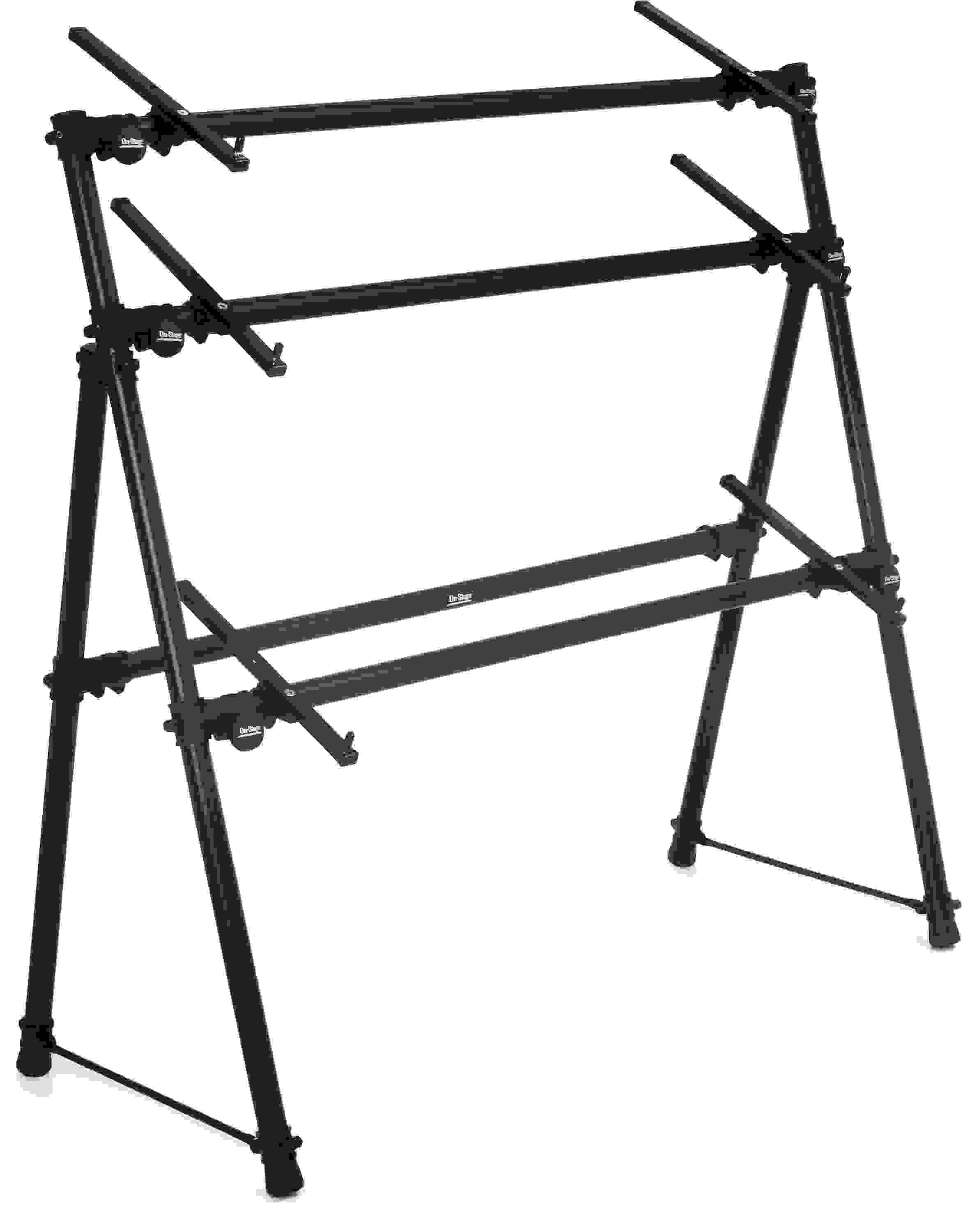 On-Stage KS7903 3-Tier A-Frame Keyboard Stand | Sweetwater