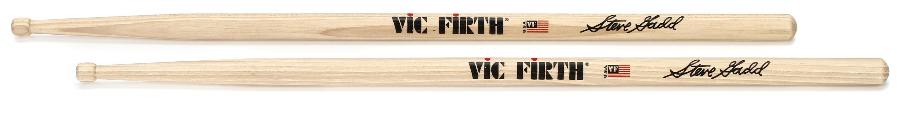 Vic Firth SSG2 Signature Series Drumsticks - Steve Gadd - Clear Finish ...