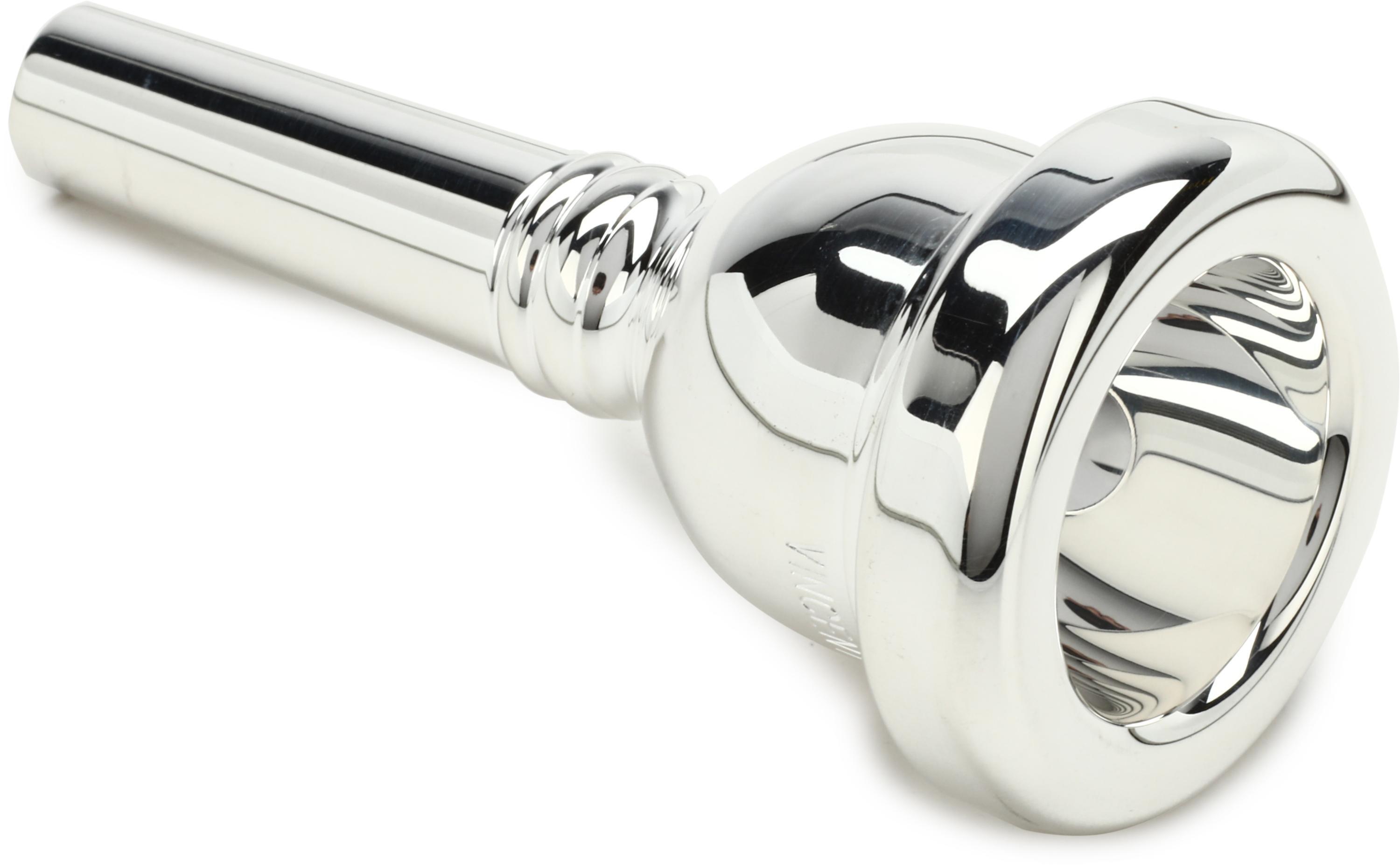 Bach 350 Classic Series Silver-plated Small Shank Trombone Mouthpiece ...