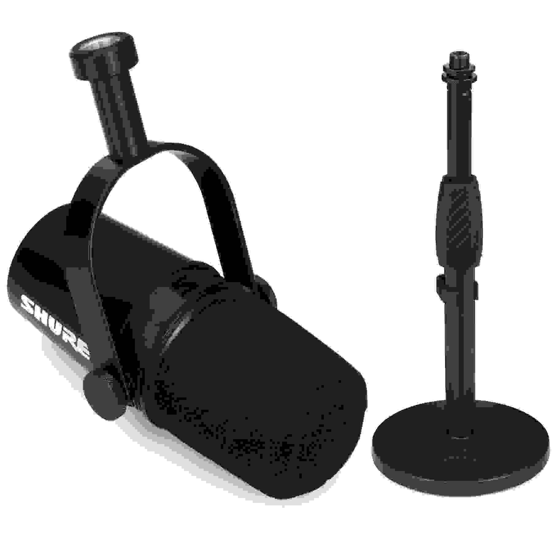 Shure MV7X Dynamic Broadcast Microphone with Desktop Stand | Sweetwater