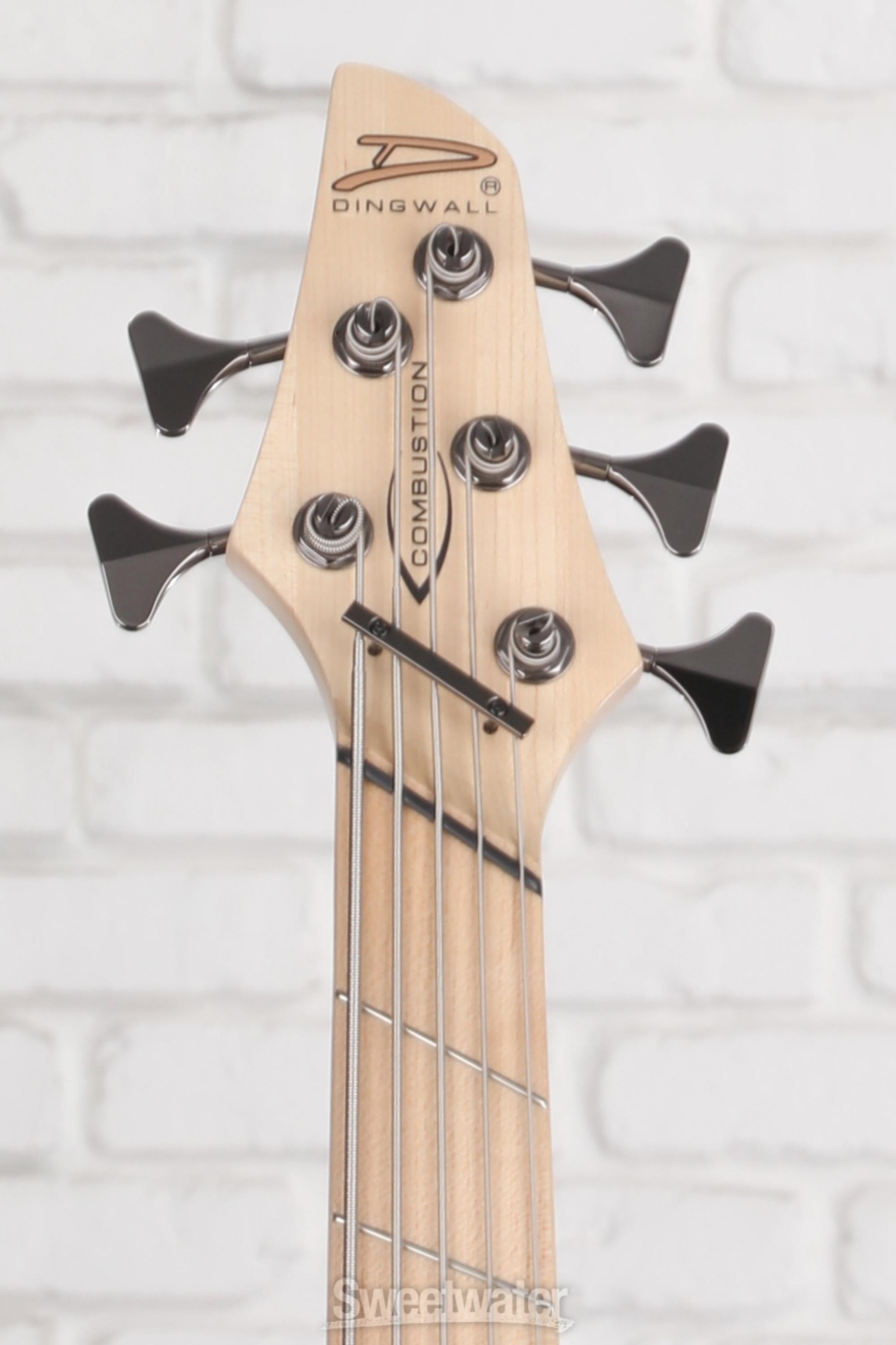 Dingwall Guitars Combustion 5-string Electric Bass - Natural Ash with ...