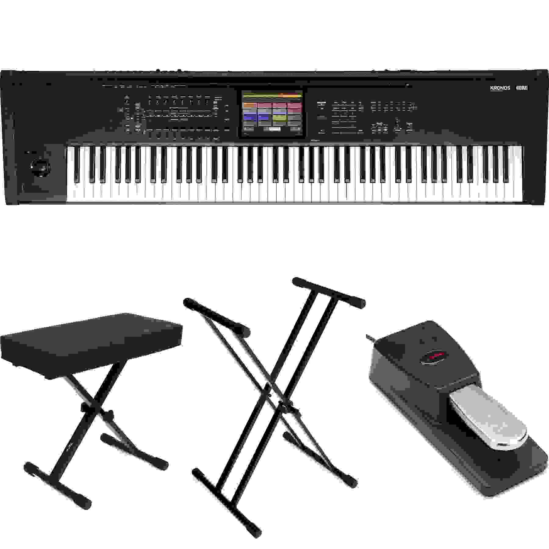 Korg Kronos 3 88-key Music Workstation Essentials Bundle | Sweetwater
