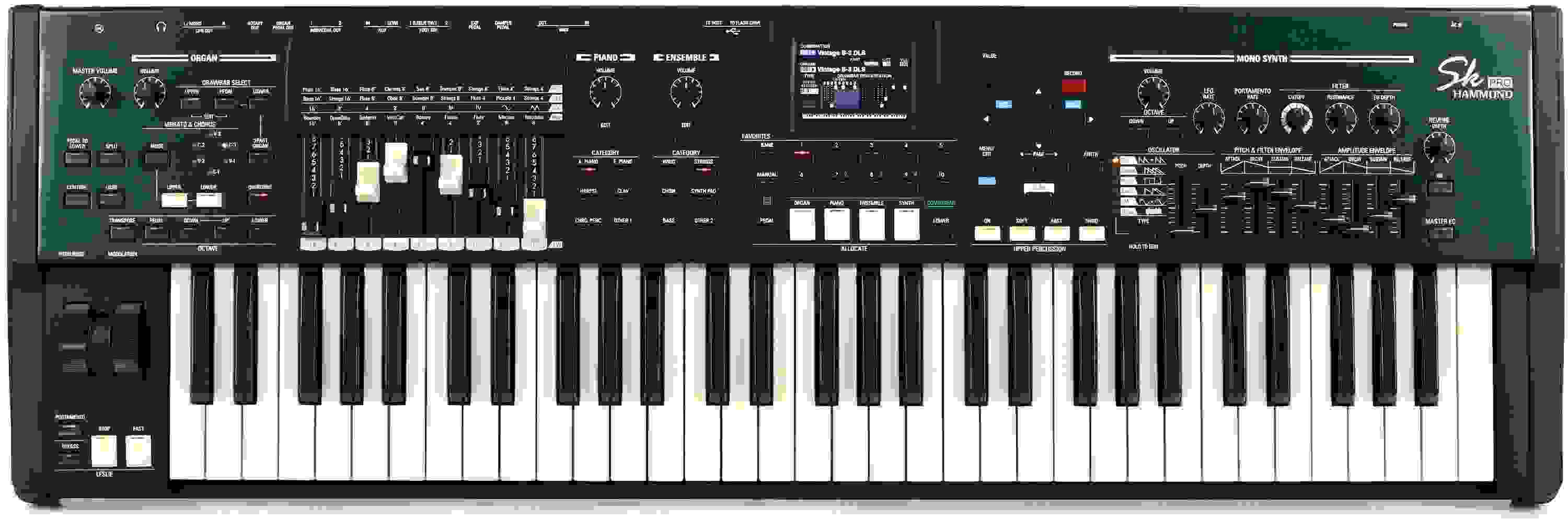 Hammond SK Pro 61-key Keyboard/Organ with 4 Sound Engines | Sweetwater