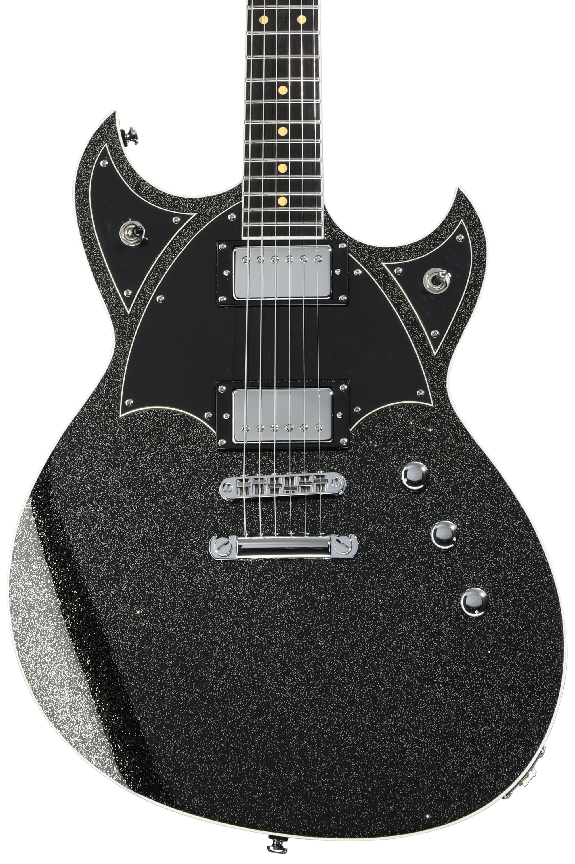 Reverend Reeves Gabrels Spacehawk HT Electric Guitar - Black Sparkle ...