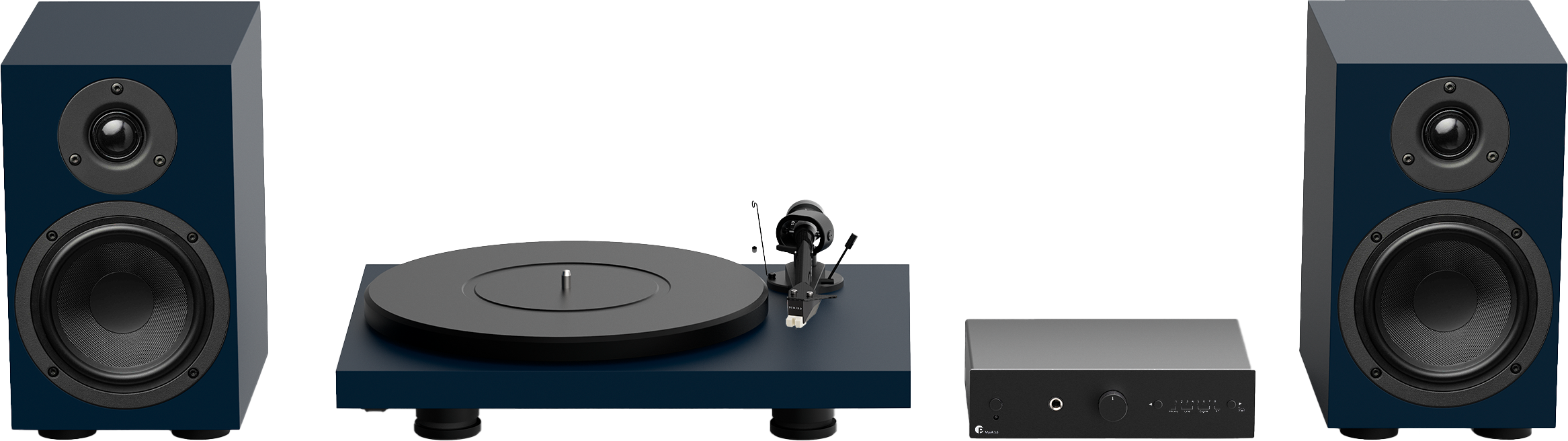Pro-Ject Colorful Audio System E All-in-one Hi-Fi Analog Turntable ...