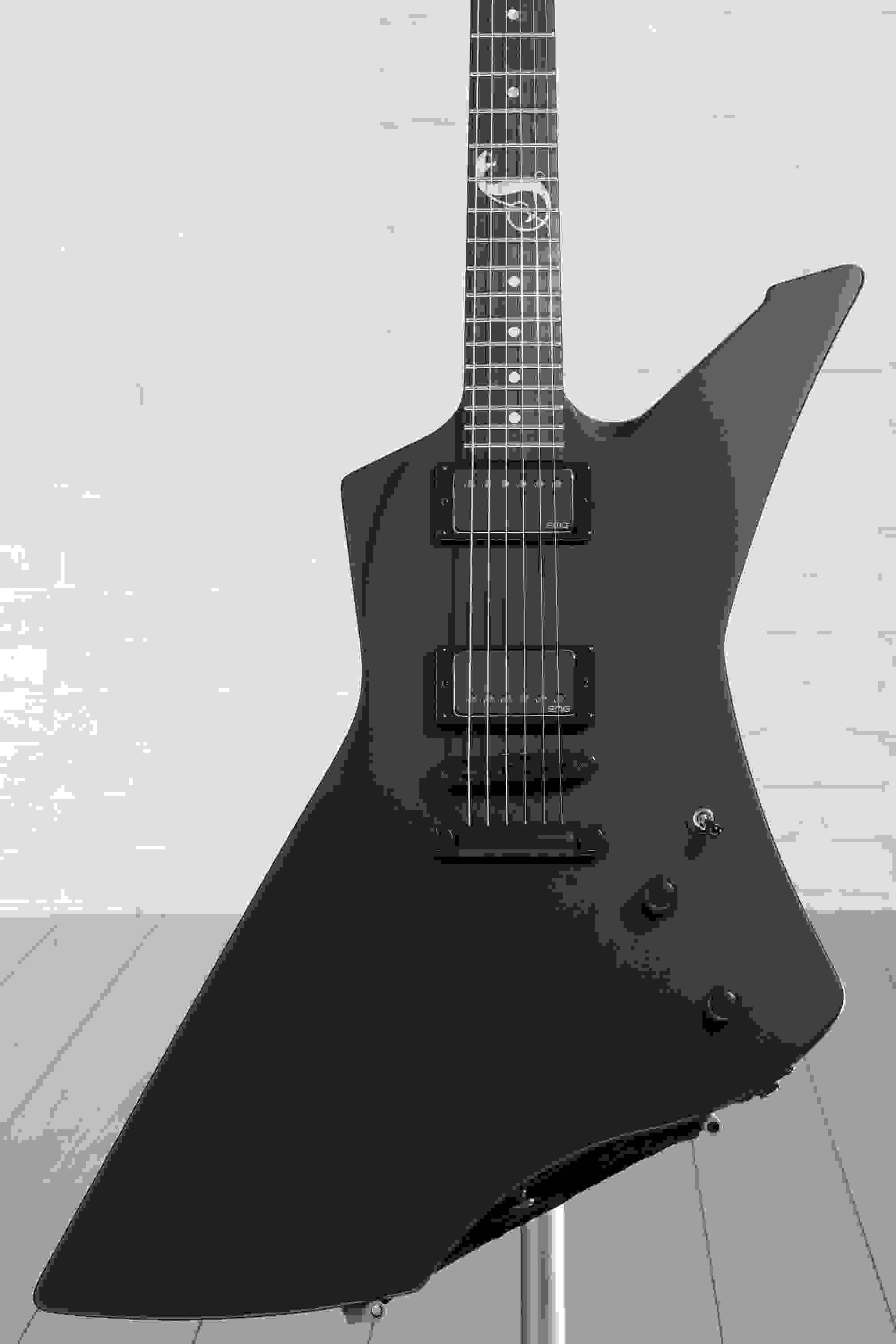 ESP LTD James Hetfield Signature Snakebyte - Black Satin Reviews ...