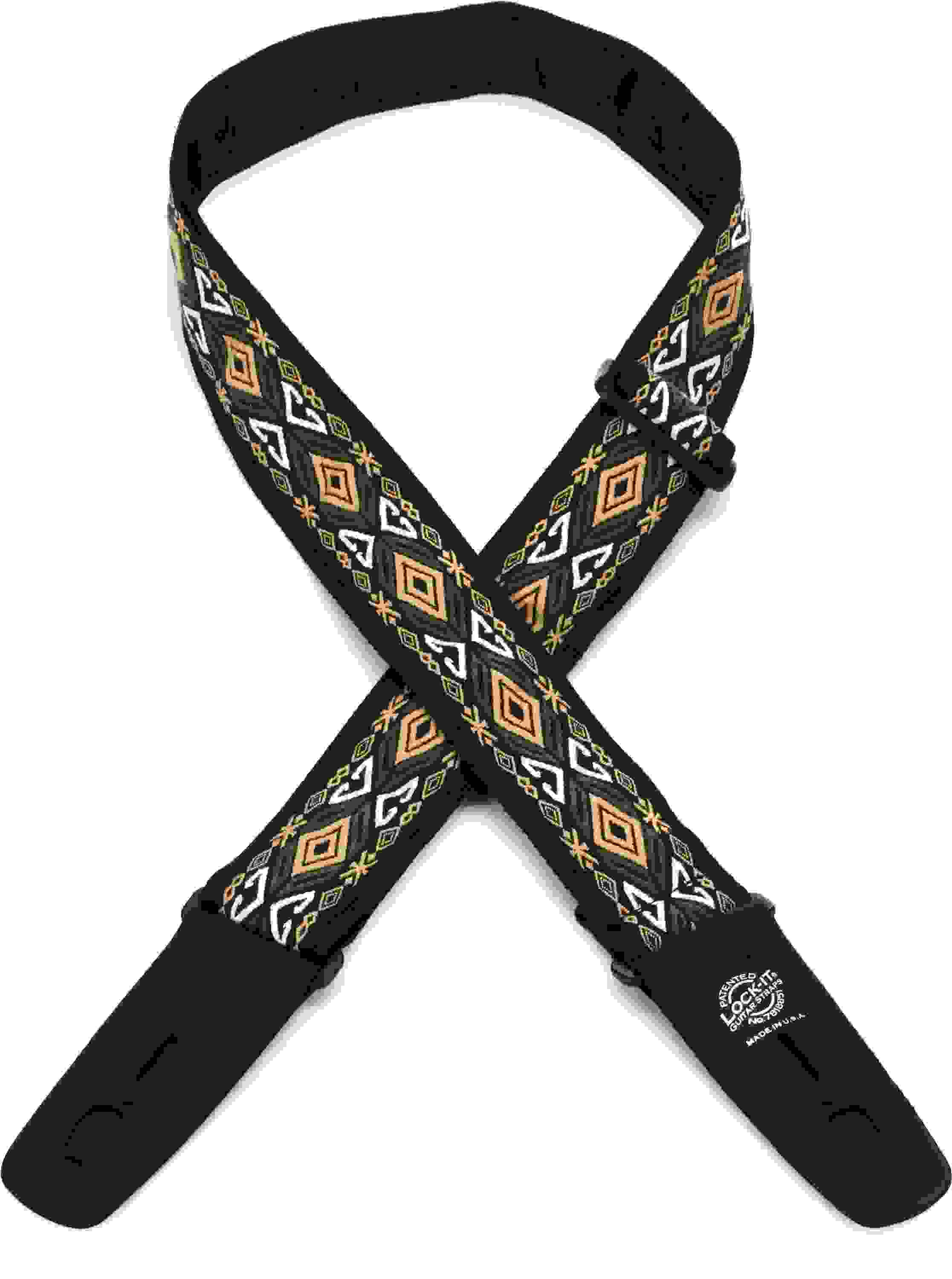 Lock-It Straps Retro Vintage Series jacquard Strap with Locking Ends ...
