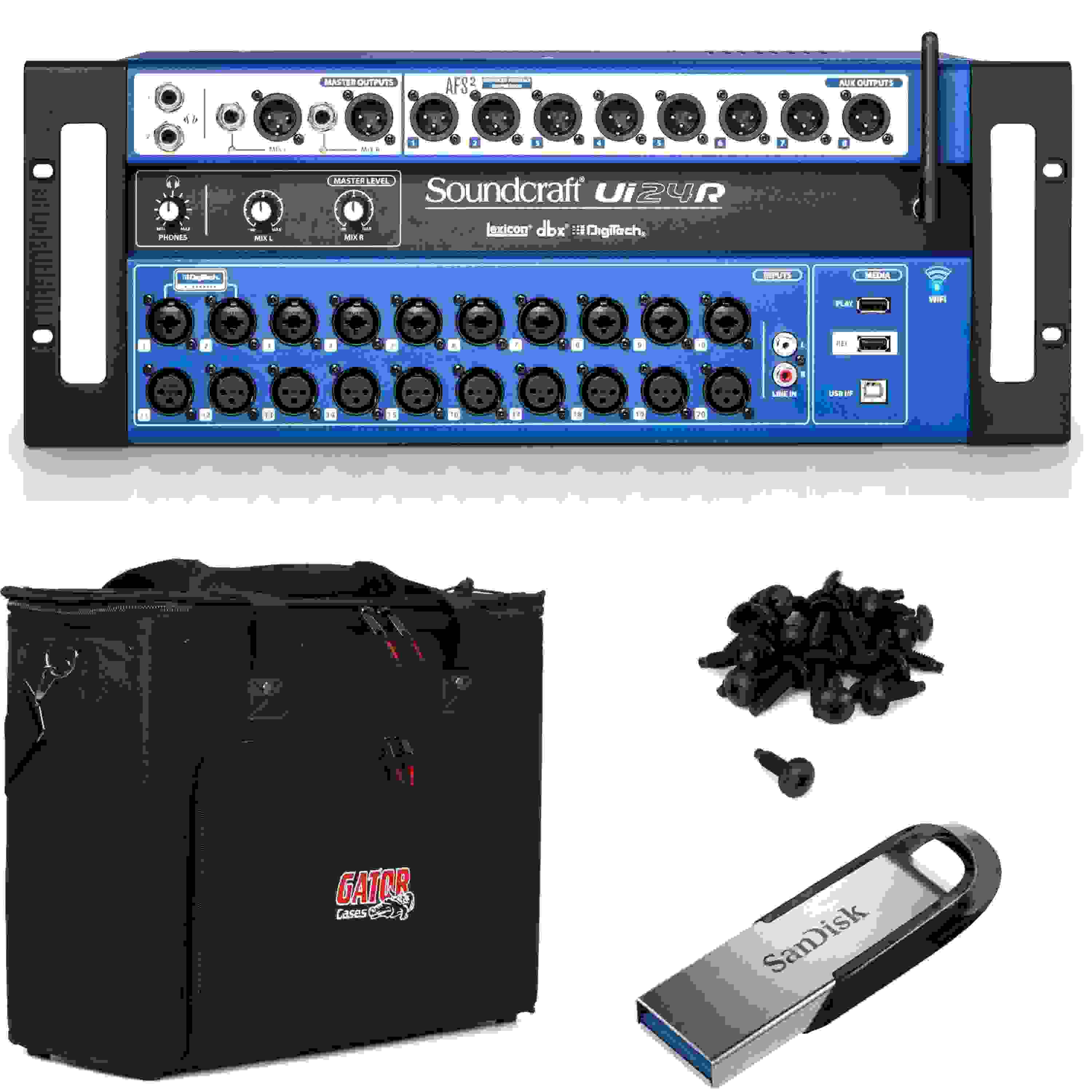 Soundcraft Ui24R Remote-controlled Digital Mixer Package | Sweetwater
