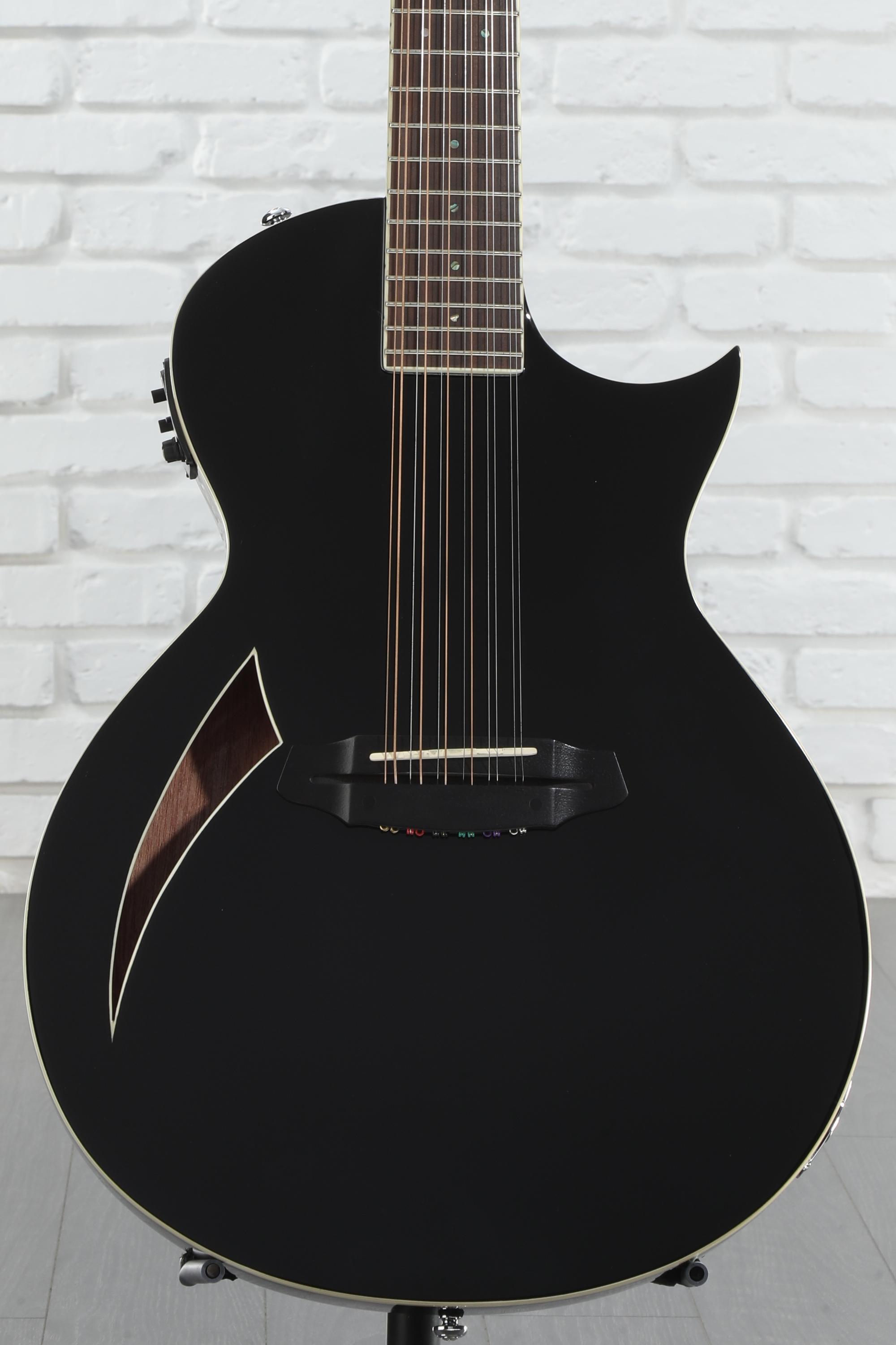 ESP LTD TL-12 12-string Acoustic-electric Guitar - Black | Sweetwater
