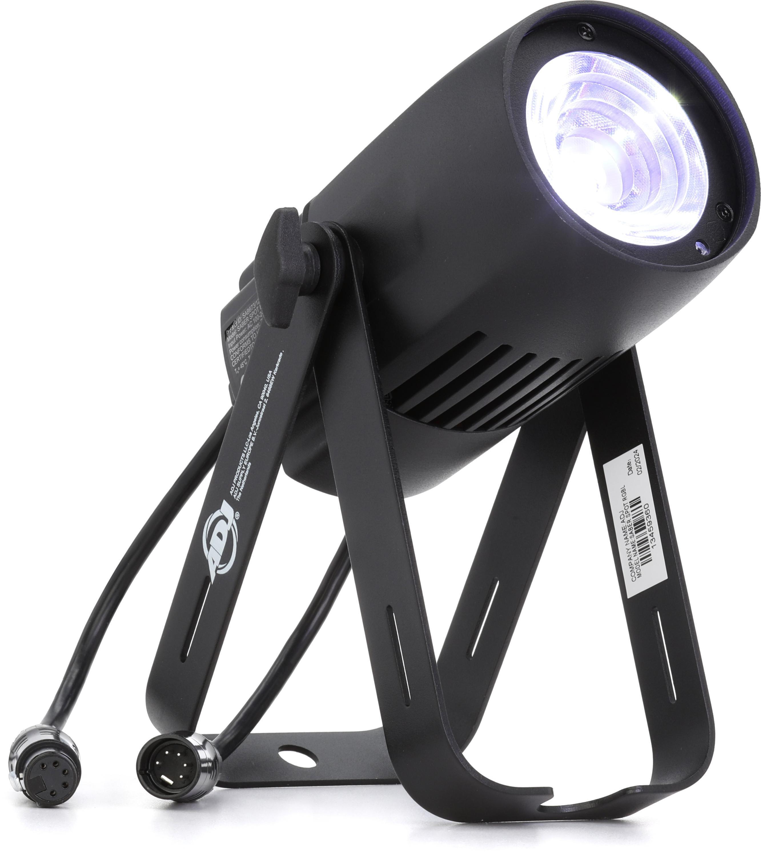 ADJ Saber Spot RGBL LED Pinspot Fixture | Sweetwater