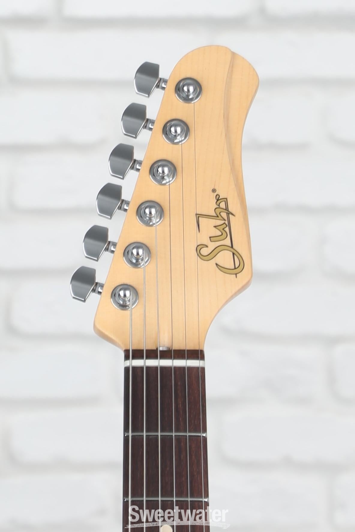 Suhr Classic JM Tremolo S90 Electric Guitar - Sonic Blue | Sweetwater