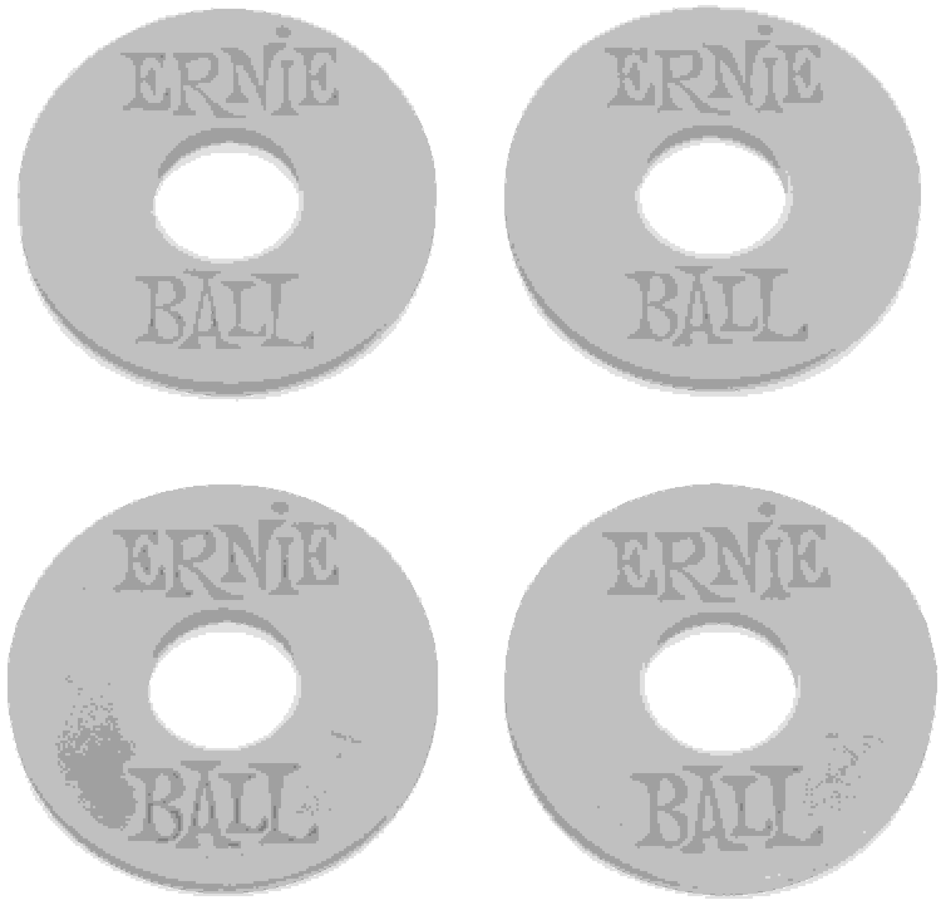 Ernie Ball Rubber Strap Blocks - Gray (4-pack) | Sweetwater