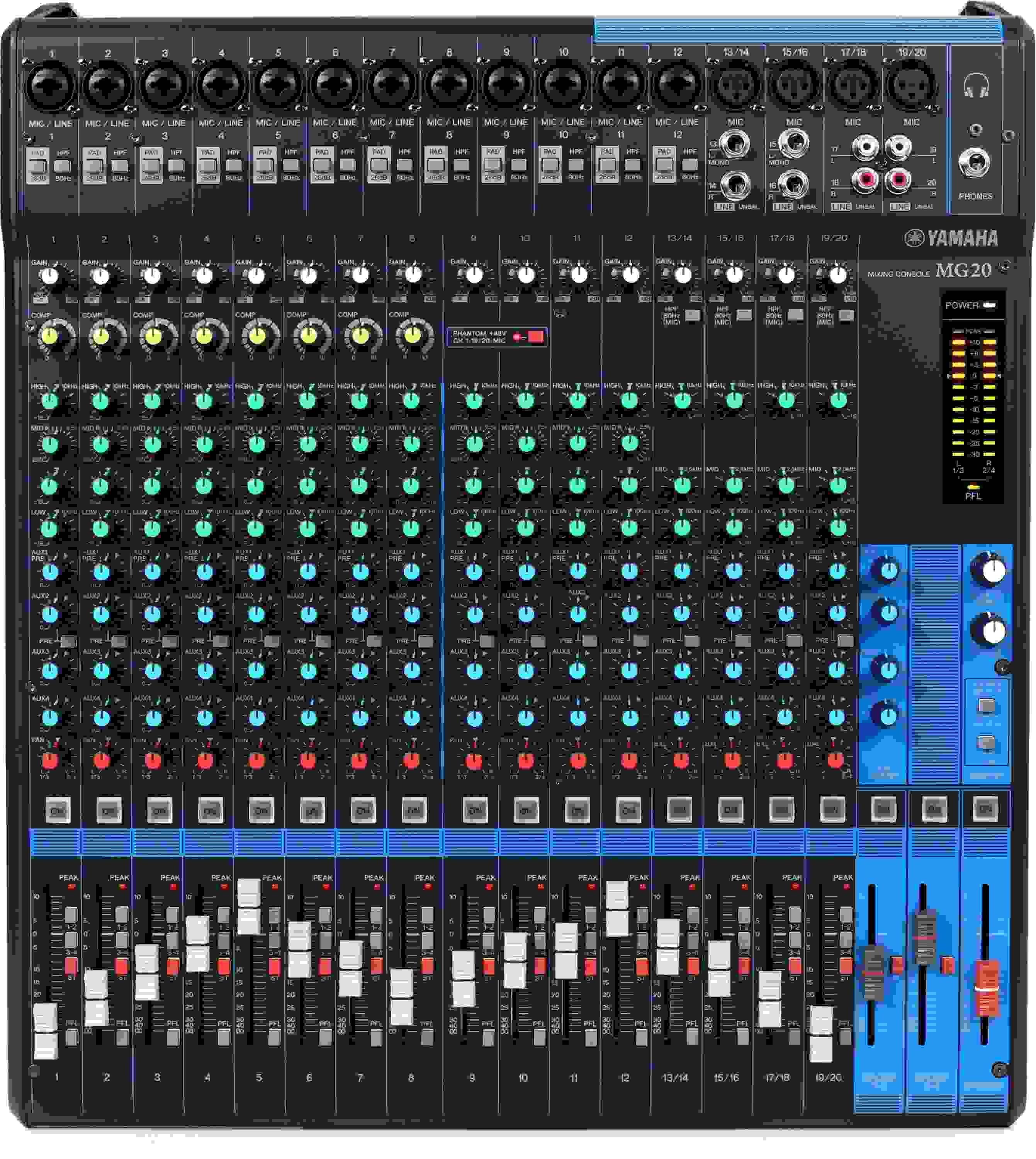 Yamaha MG20 20-channel Analog Mixer | Sweetwater