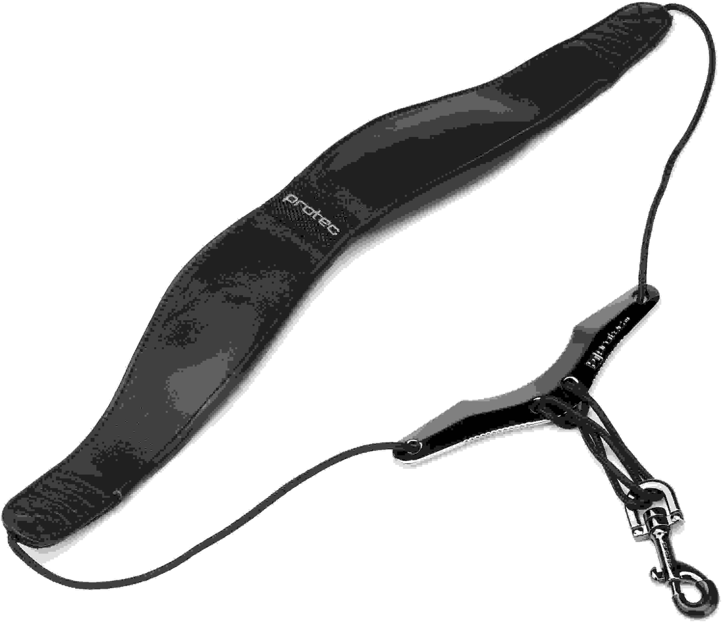 Protec Less Stress Saxophone Neck Strap with Leather Comfort Bar and ...
