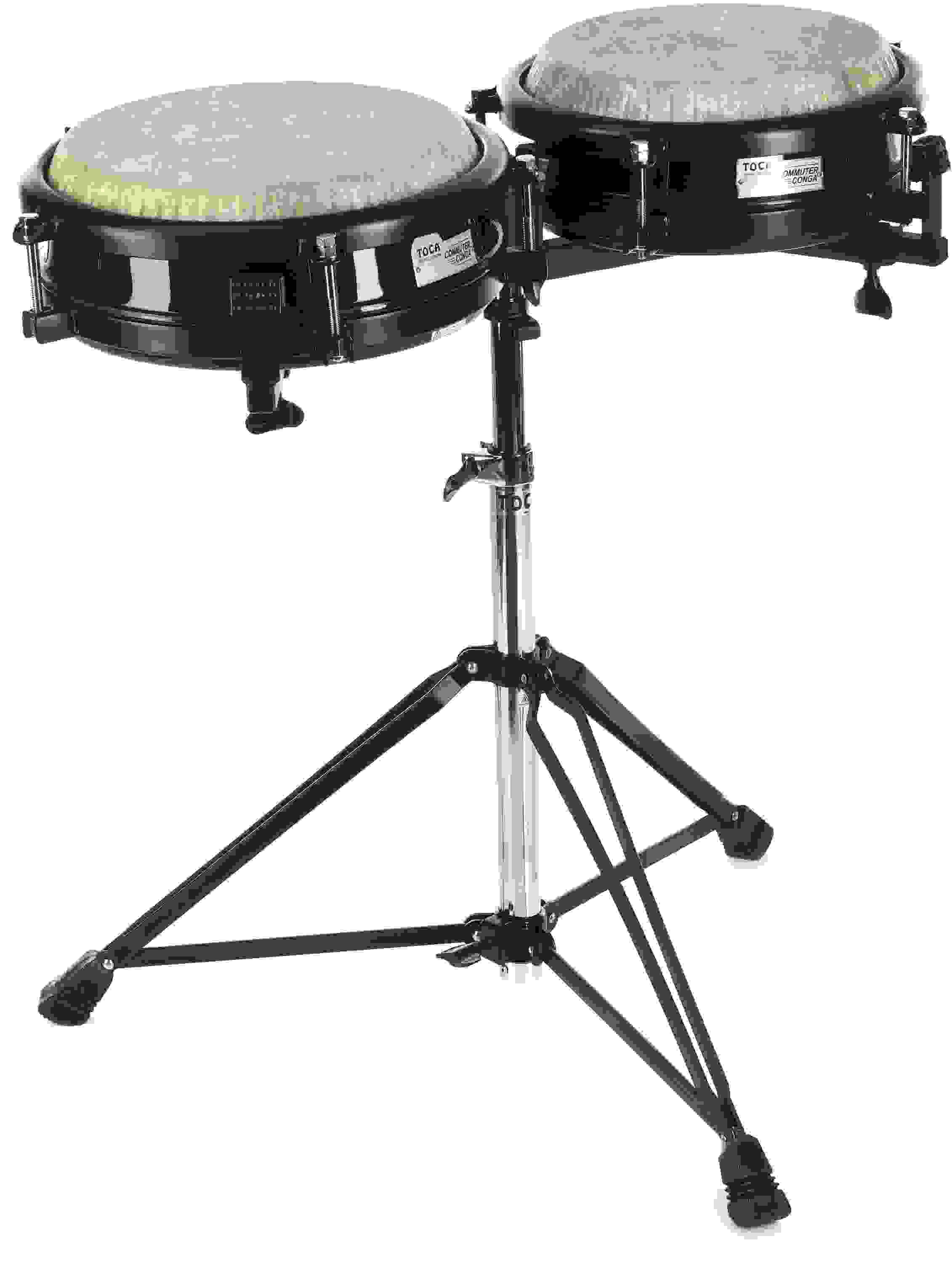 Toca Percussion Commuter Conga Set - Black | Sweetwater