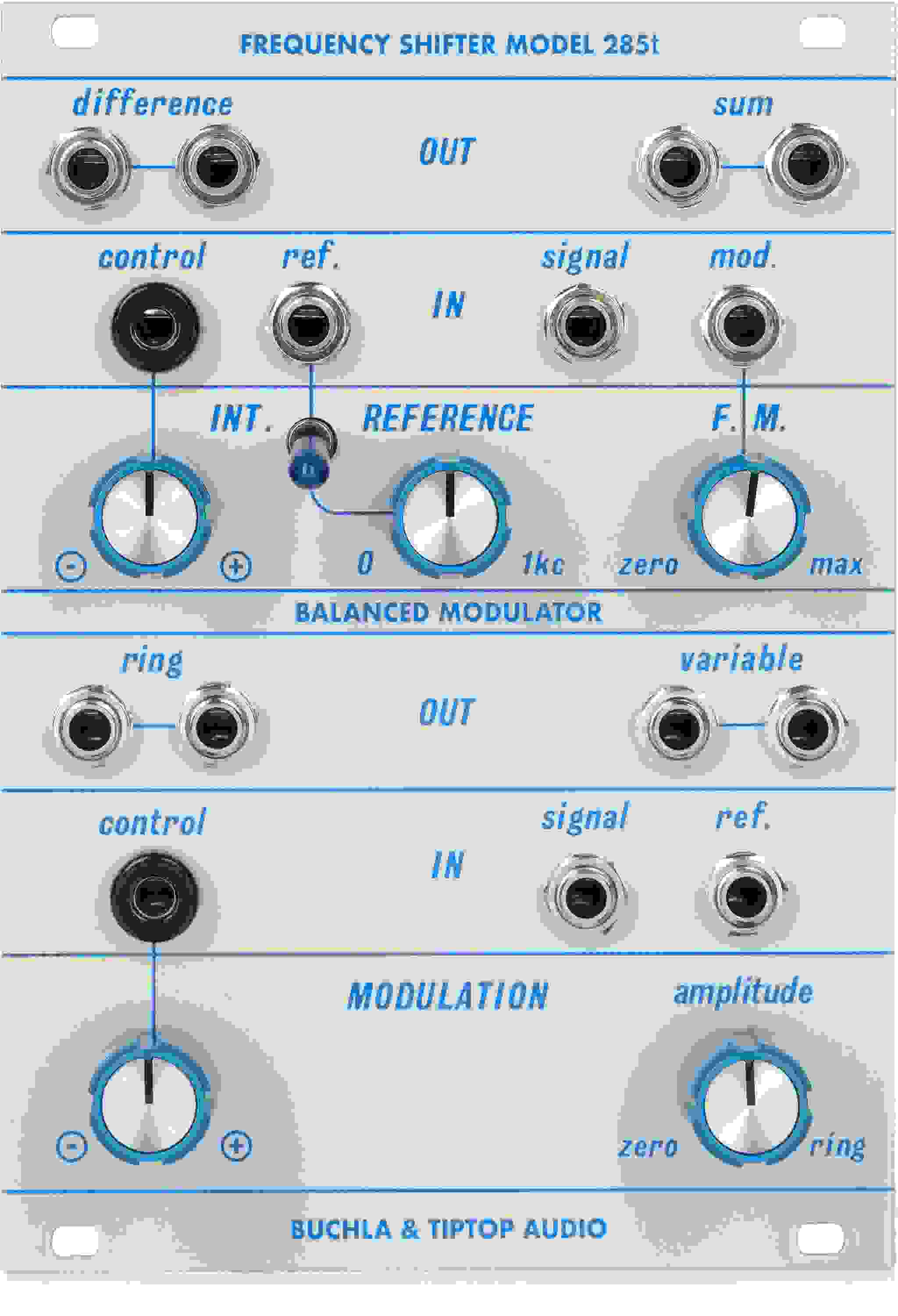 Tiptop Audio Buchla 285t Frequency Shifter and Balanced Modulator Eurorack Module | Sweetwater