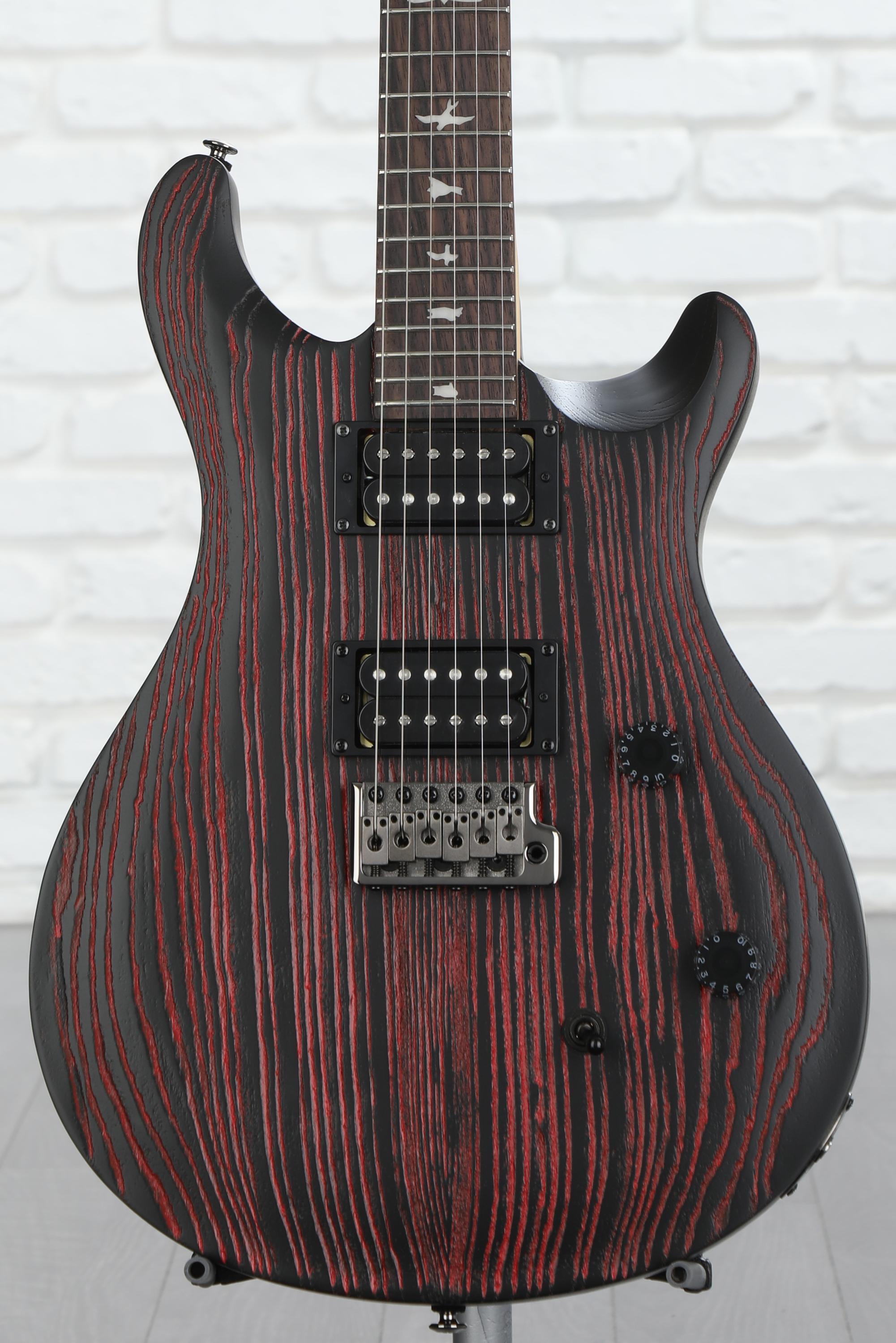 PRS SE Sandblasted CE 24 Electric Guitar - Sandblasted Red, Limited ...