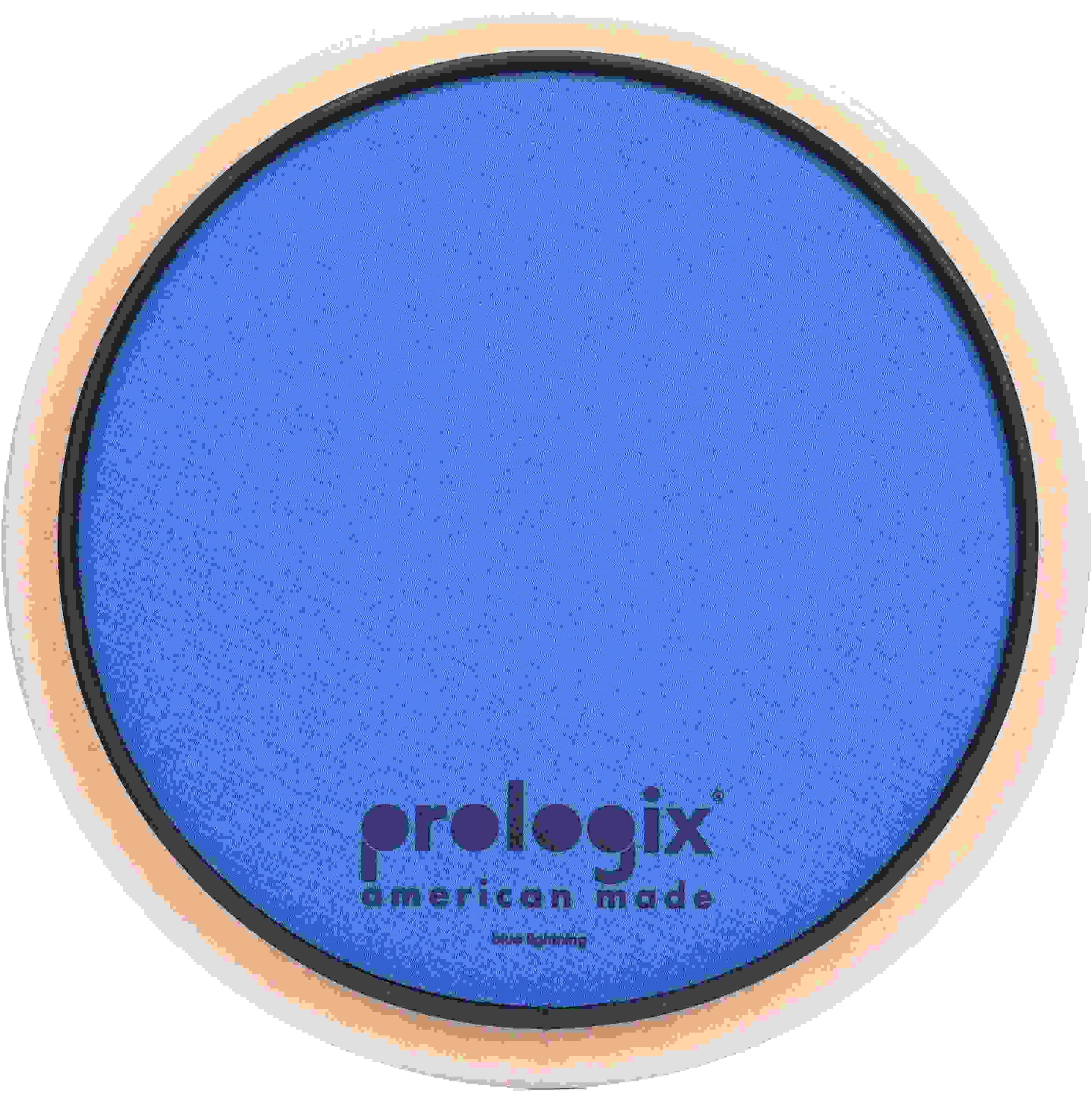 Prologix Percussion Blue Lightning Practice Pad - 8 inches, VST Heavy Resistance | Sweetwater