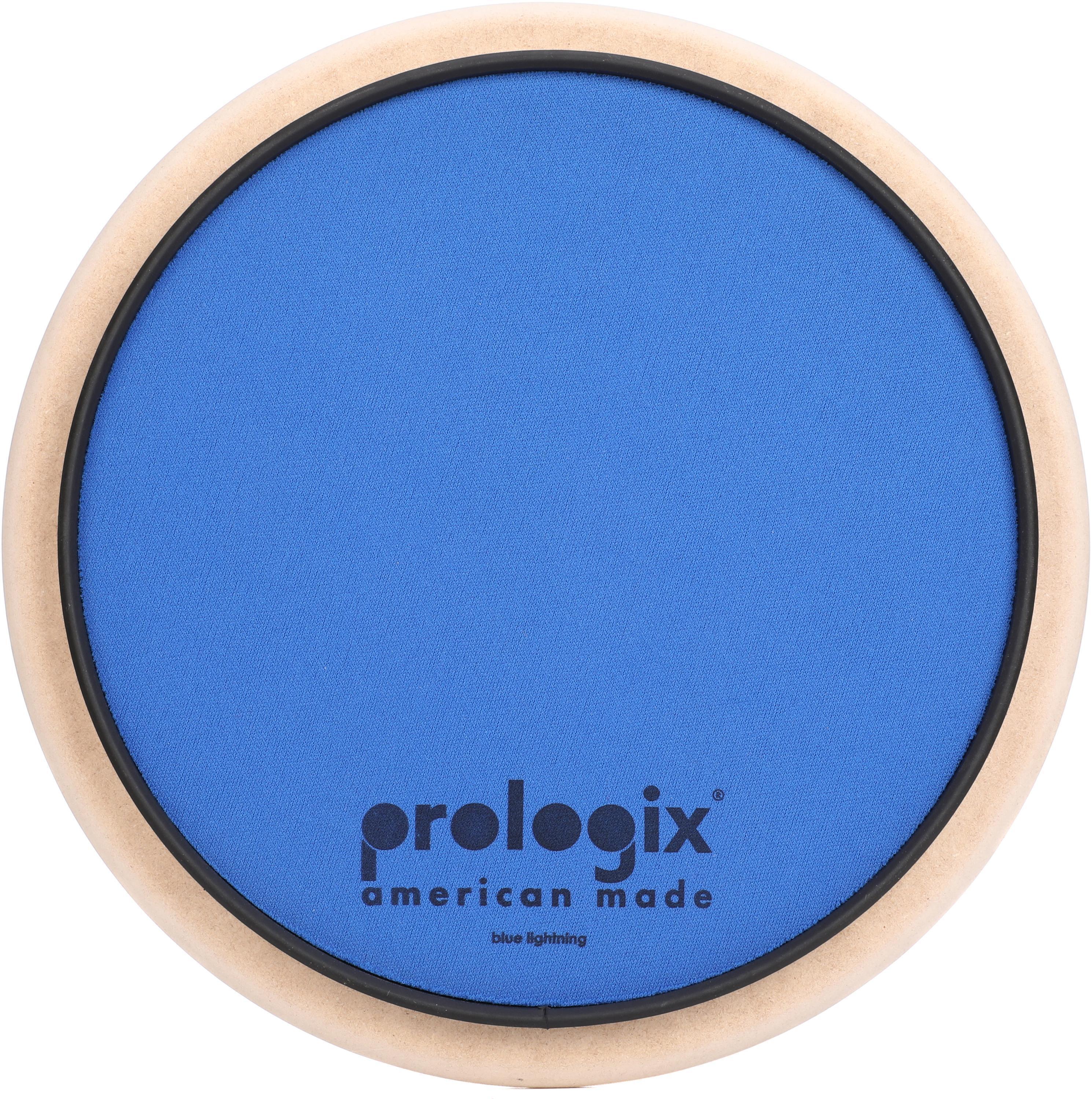 Prologix Percussion Blue Lightning Practice Pad - 8 inches, VST Heavy ...