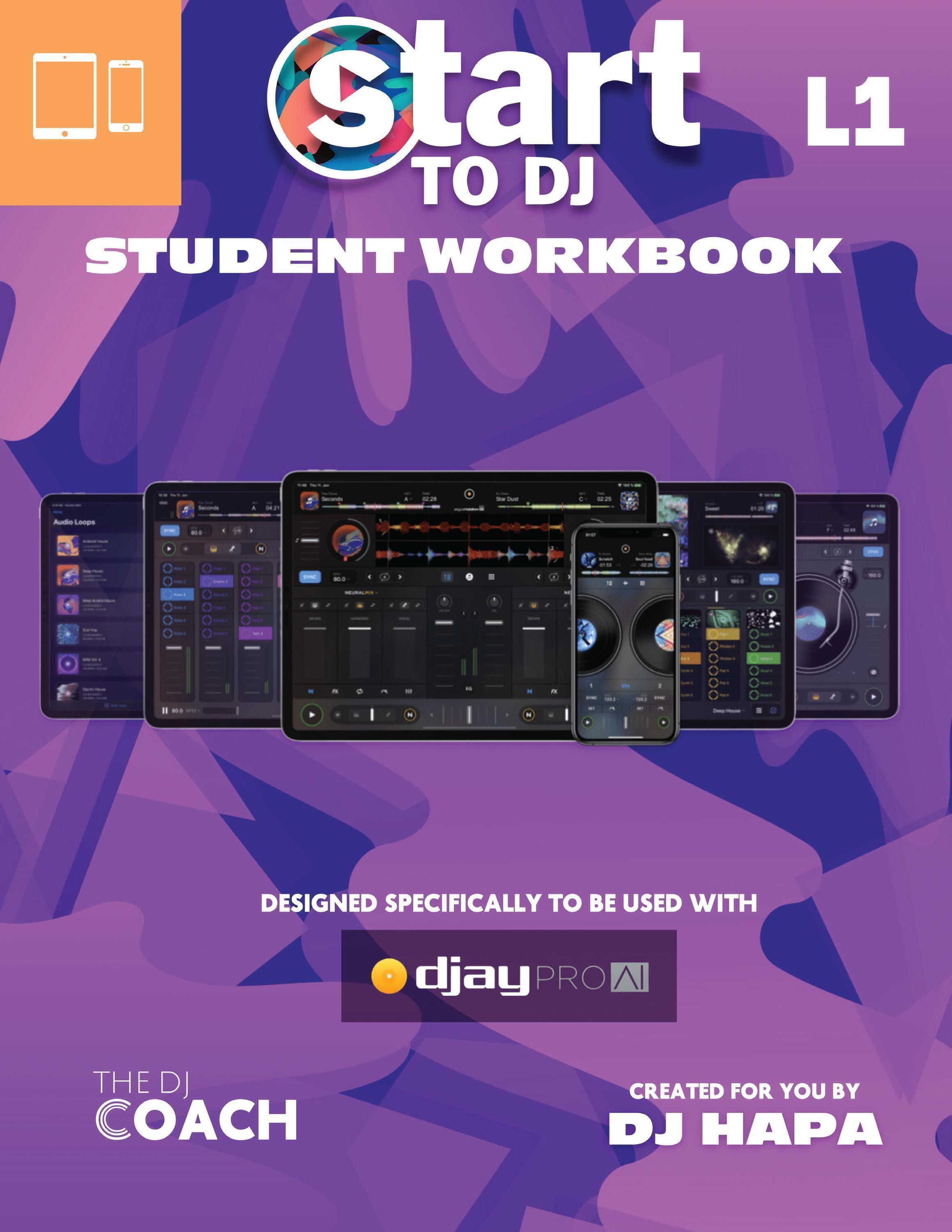 Hal Leonard Start to DJ Student Workbook - Level 1, Portable | Sweetwater