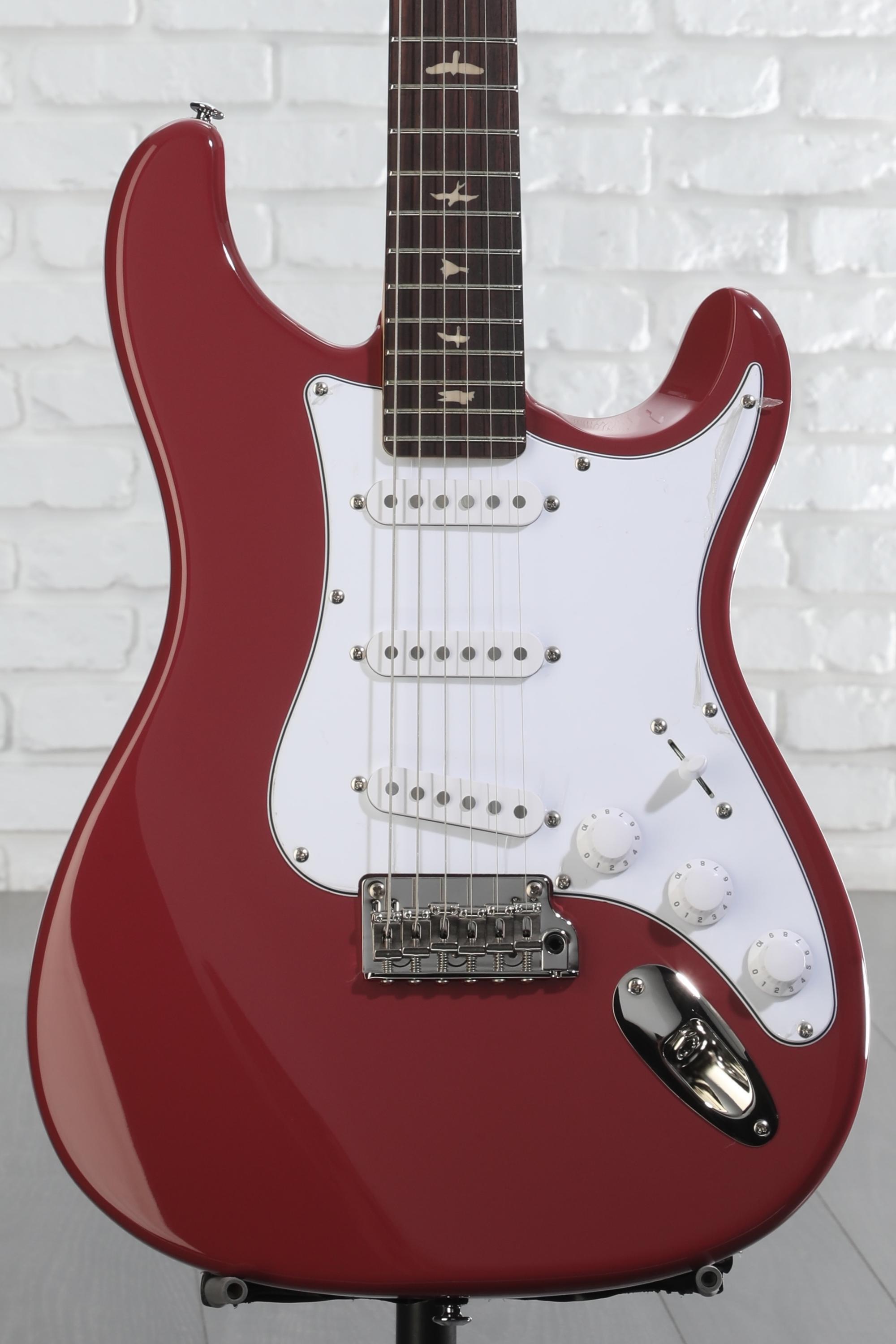 PRS SE Silver Sky Electric Guitar - Derby Red with Rosewood Fingerboard ...
