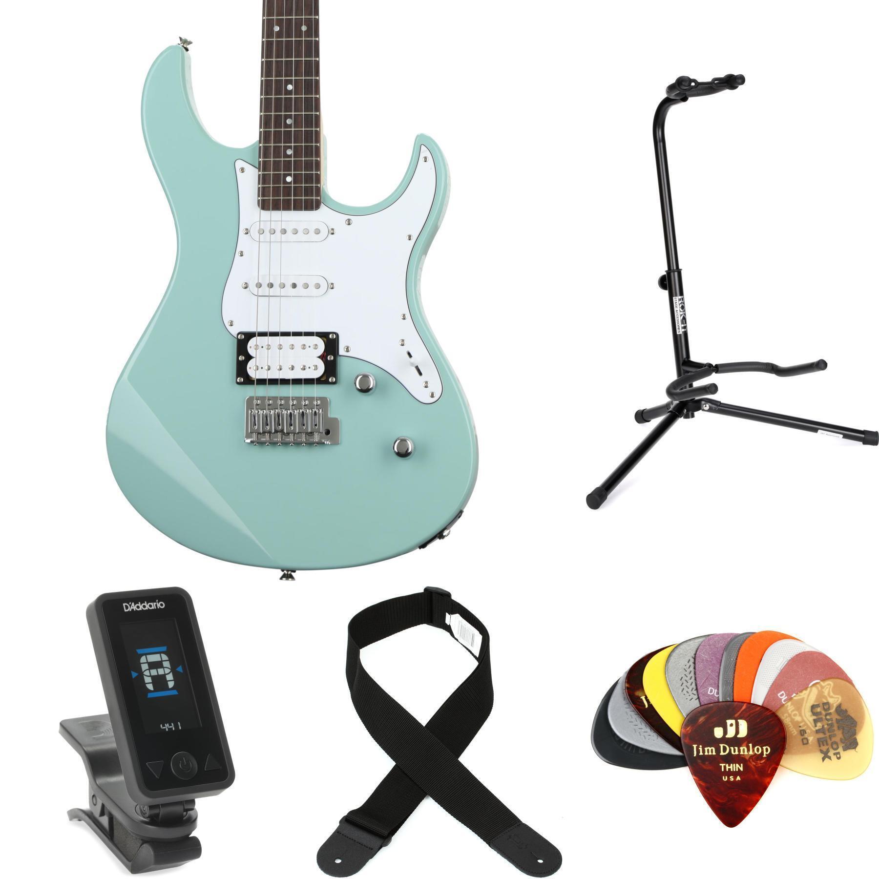 Yamaha PAC112V Pacifica Essentials Bundle - Sonic Blue | Sweetwater