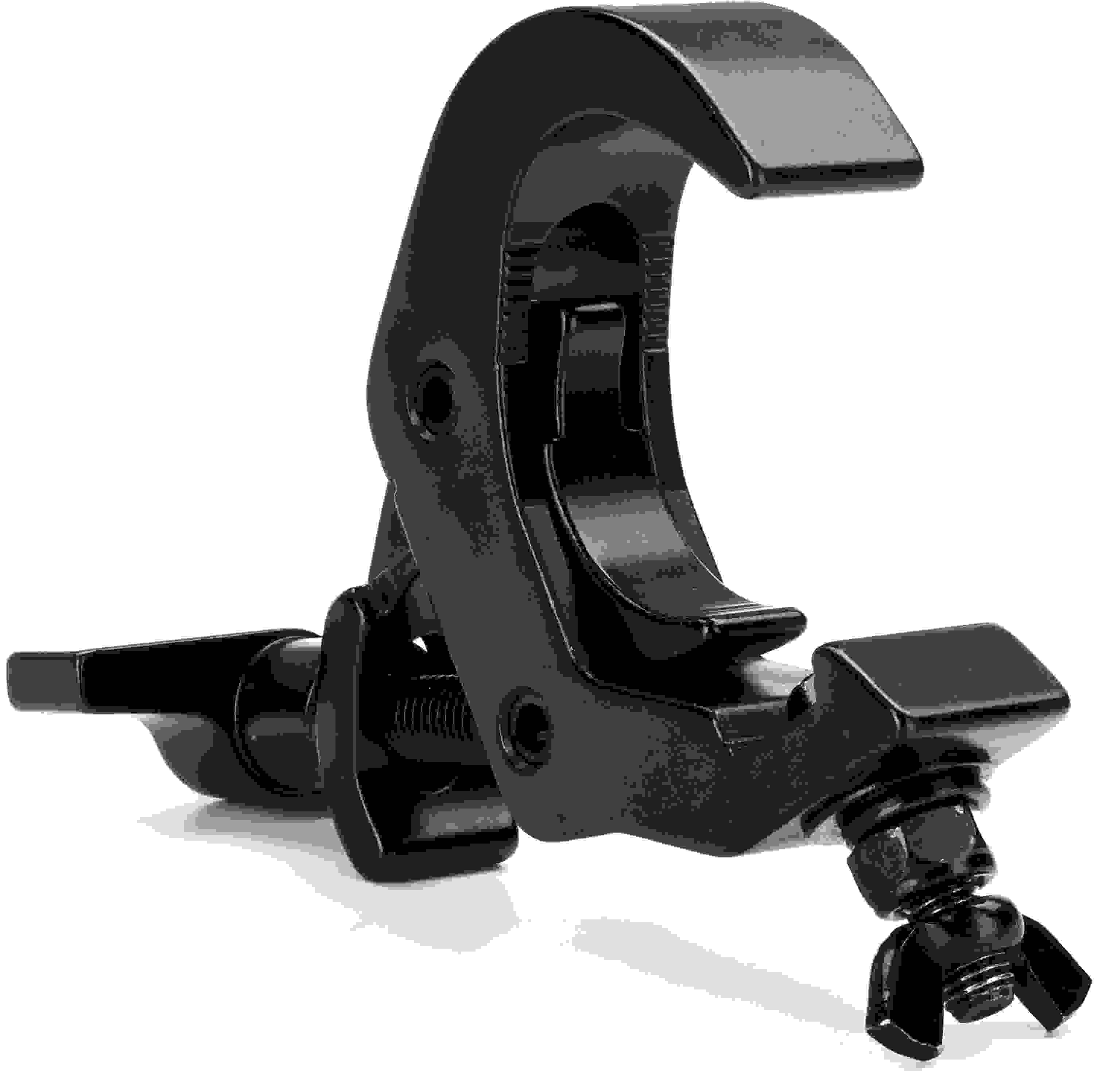 Global Truss Quick Rig Clamp Low-profile Quick Release Clamp - Matte Black | Sweetwater