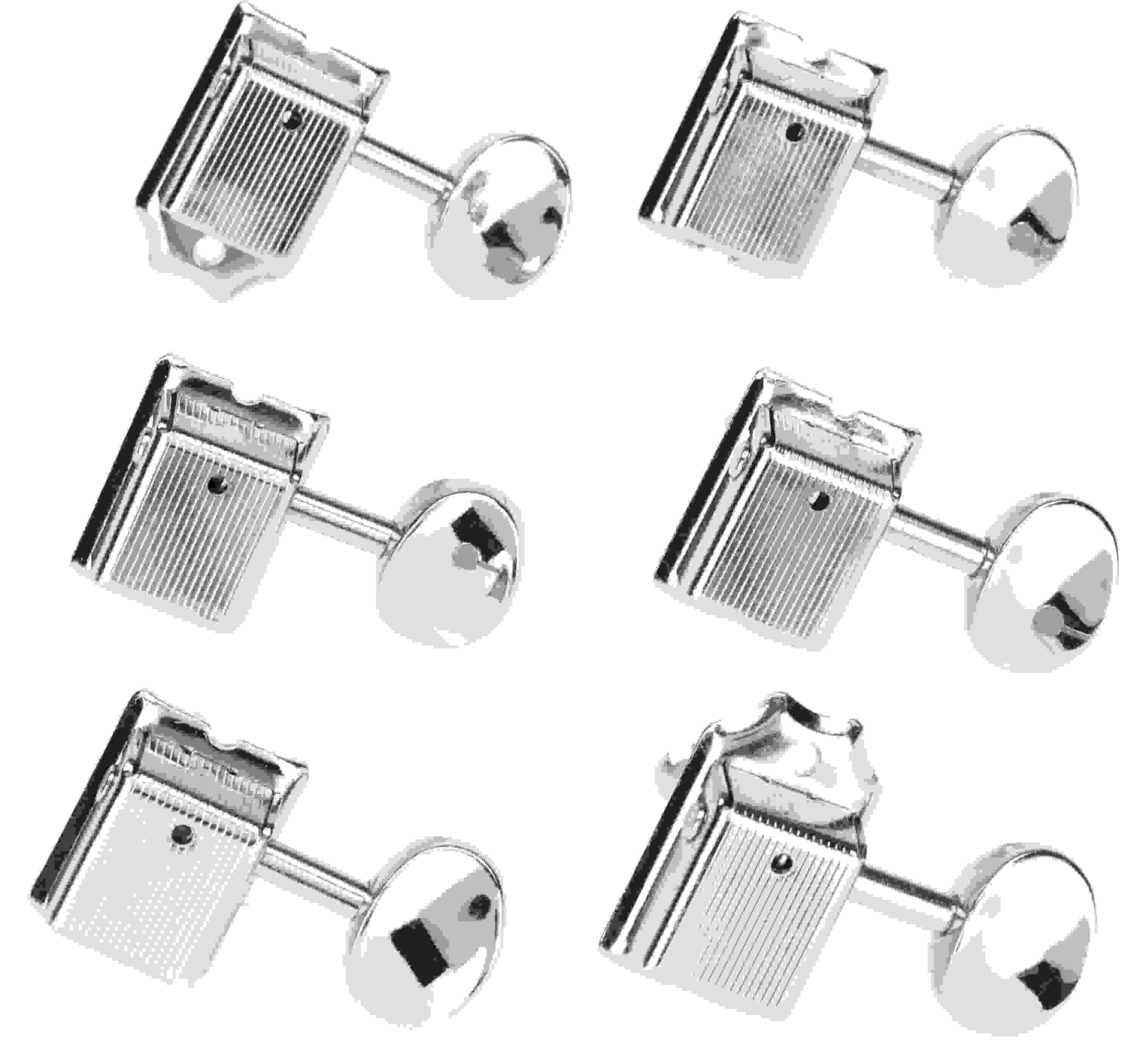 Fender Vintage-style Guitar Tuning Machine Set - Nickel | Sweetwater