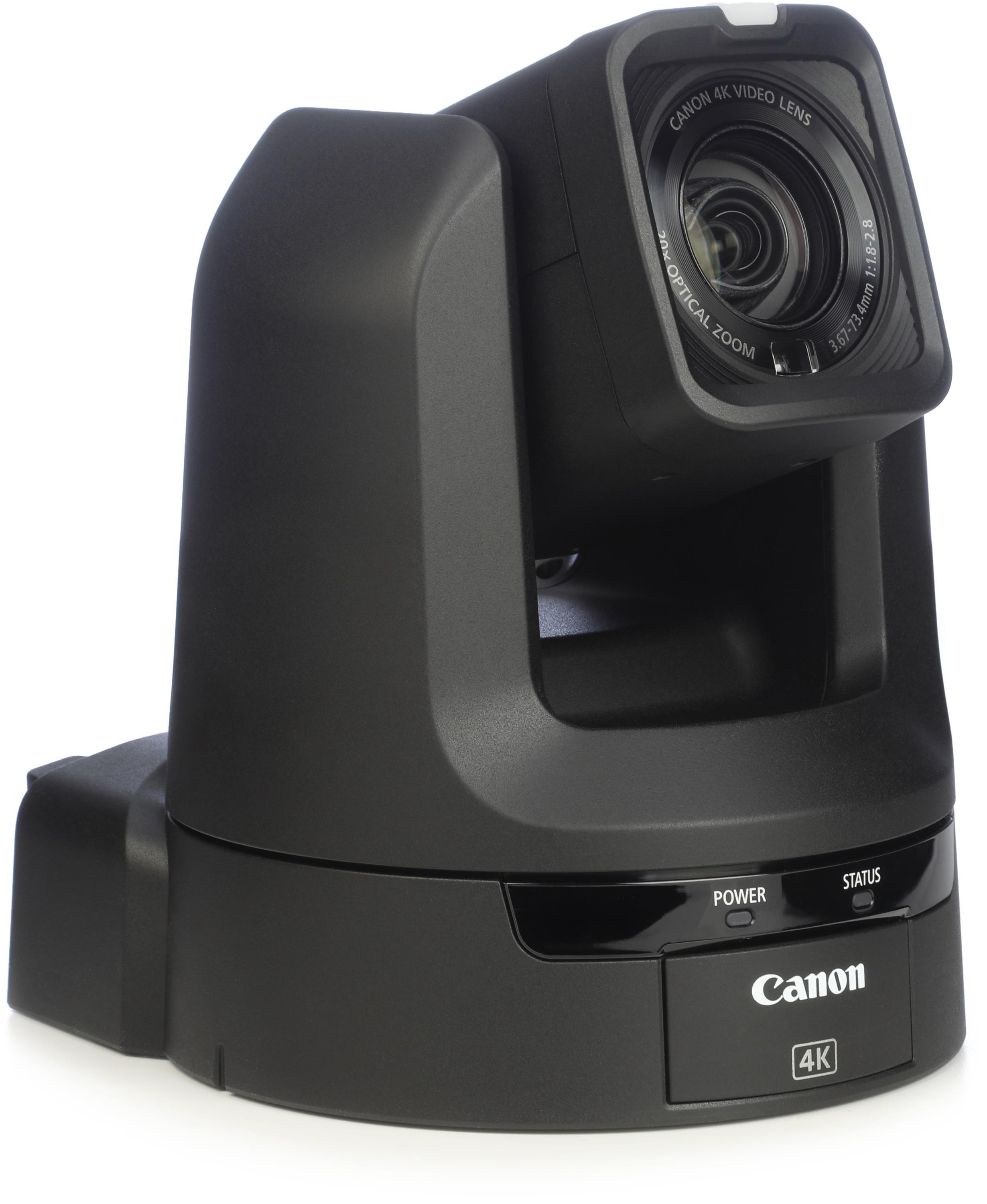 Canon CR-N300 4K UHD Indoor PTZ Camera - Black | Sweetwater